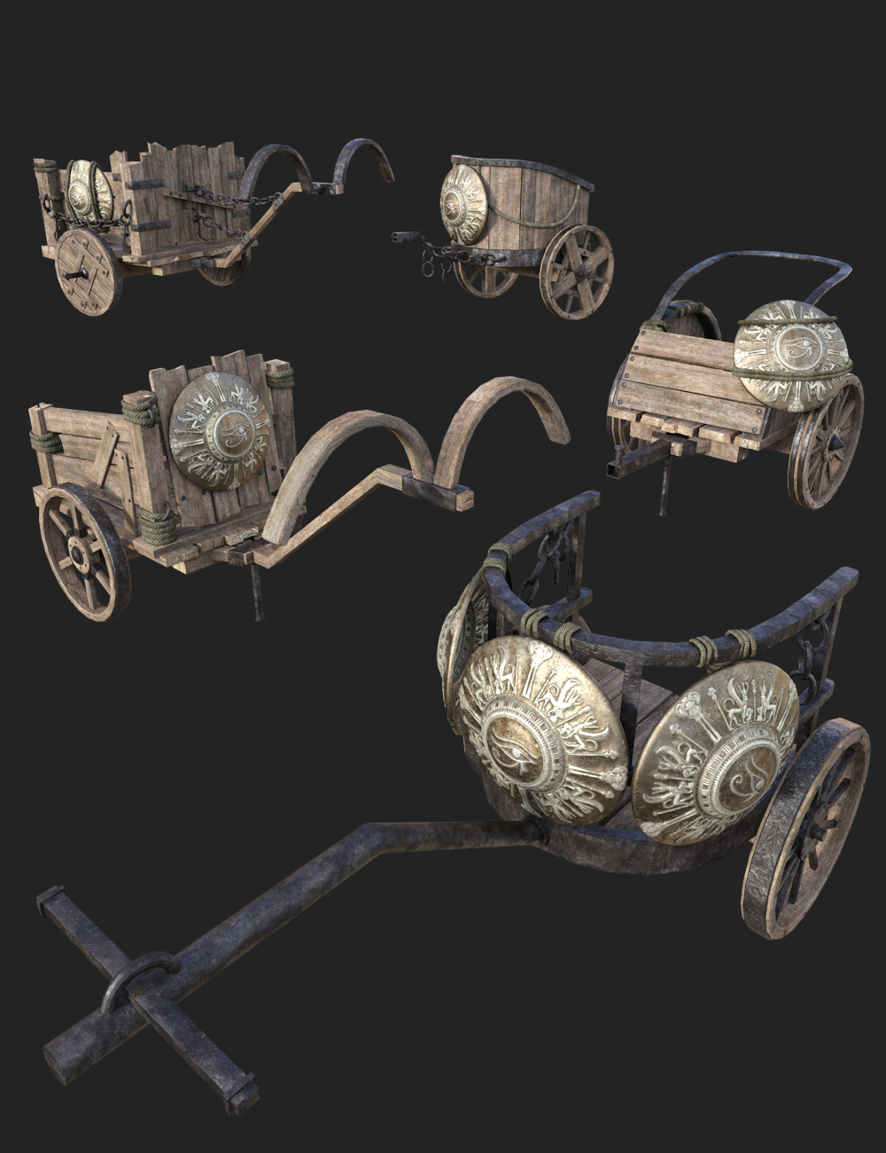Ancient Chariots 1 | Daz 3D