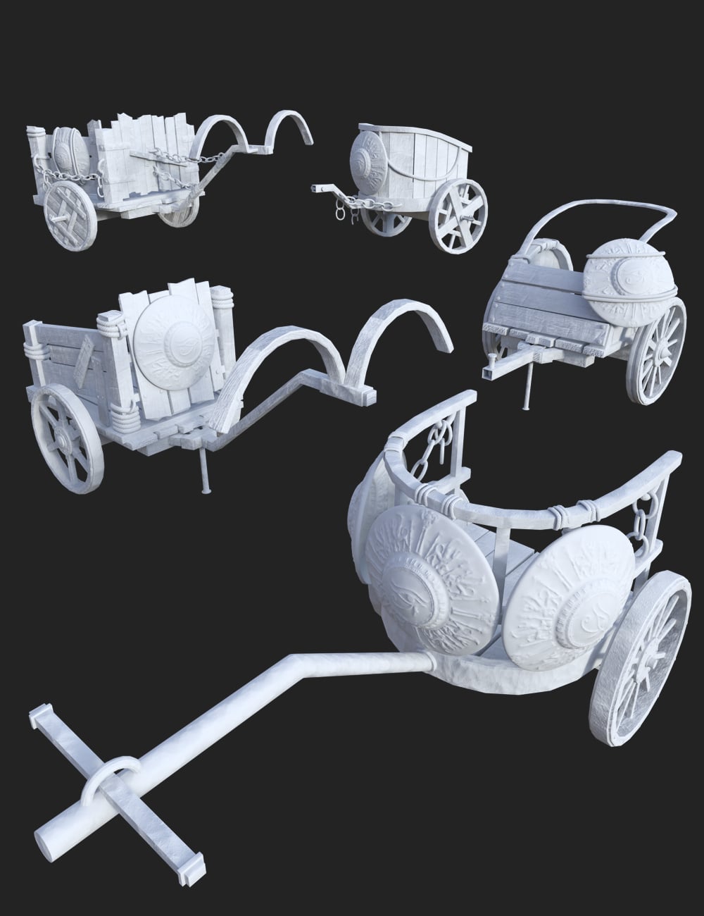 Ancient Chariots 1 | Daz 3D
