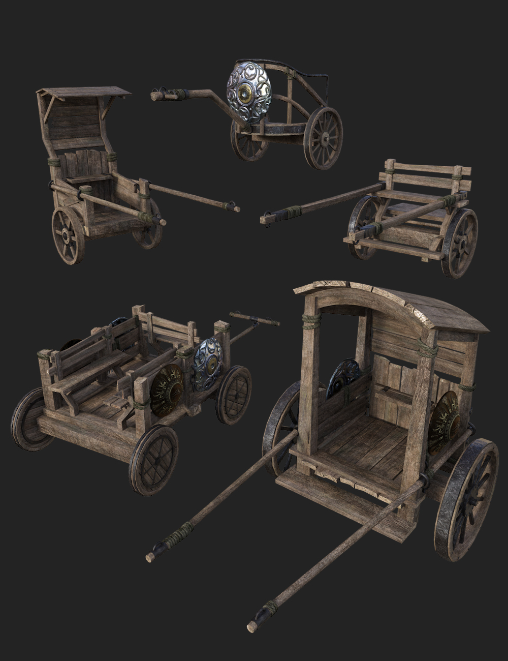 Ancient Chariots 2 | Daz 3D