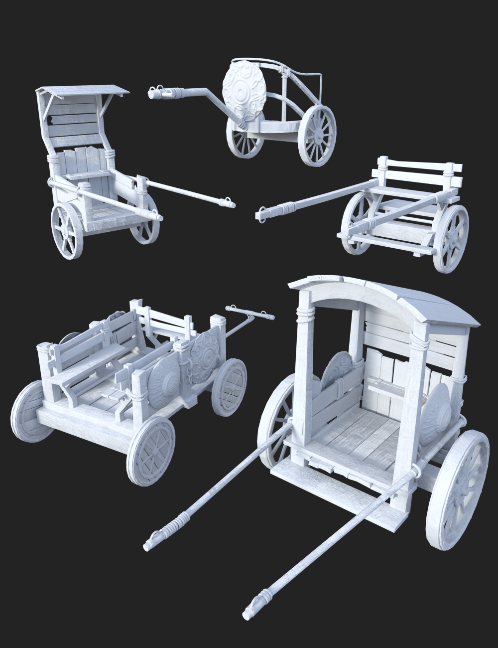 Ancient Chariots 2 | Daz 3D