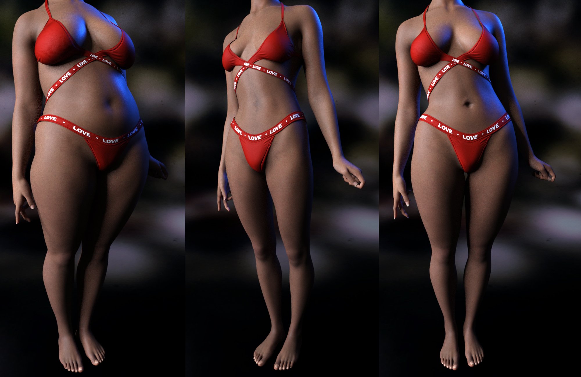 ND Feminine Shapes for Genesis 9 | Daz 3D