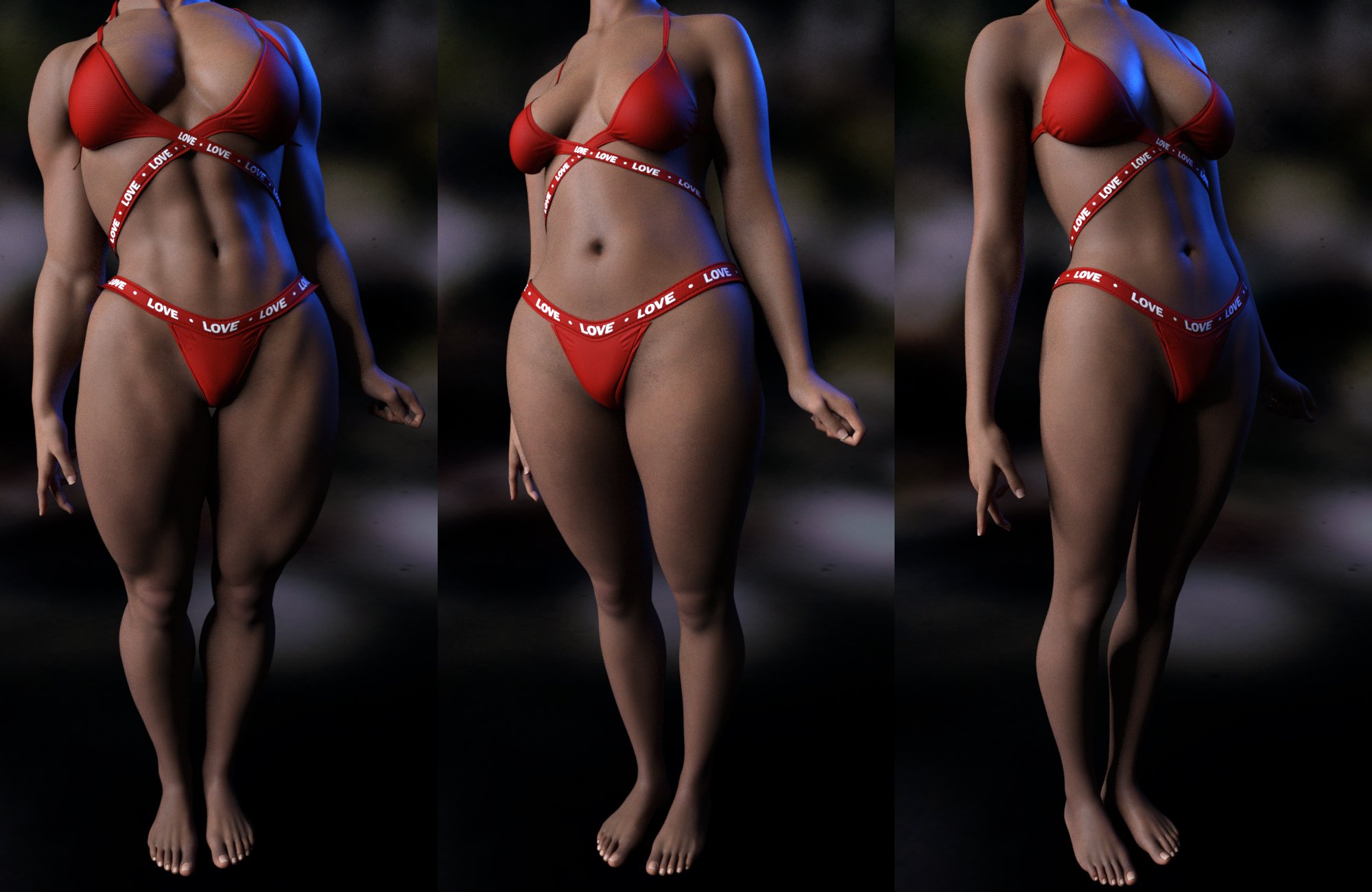 ND Feminine Shapes for Genesis 9 | Daz 3D