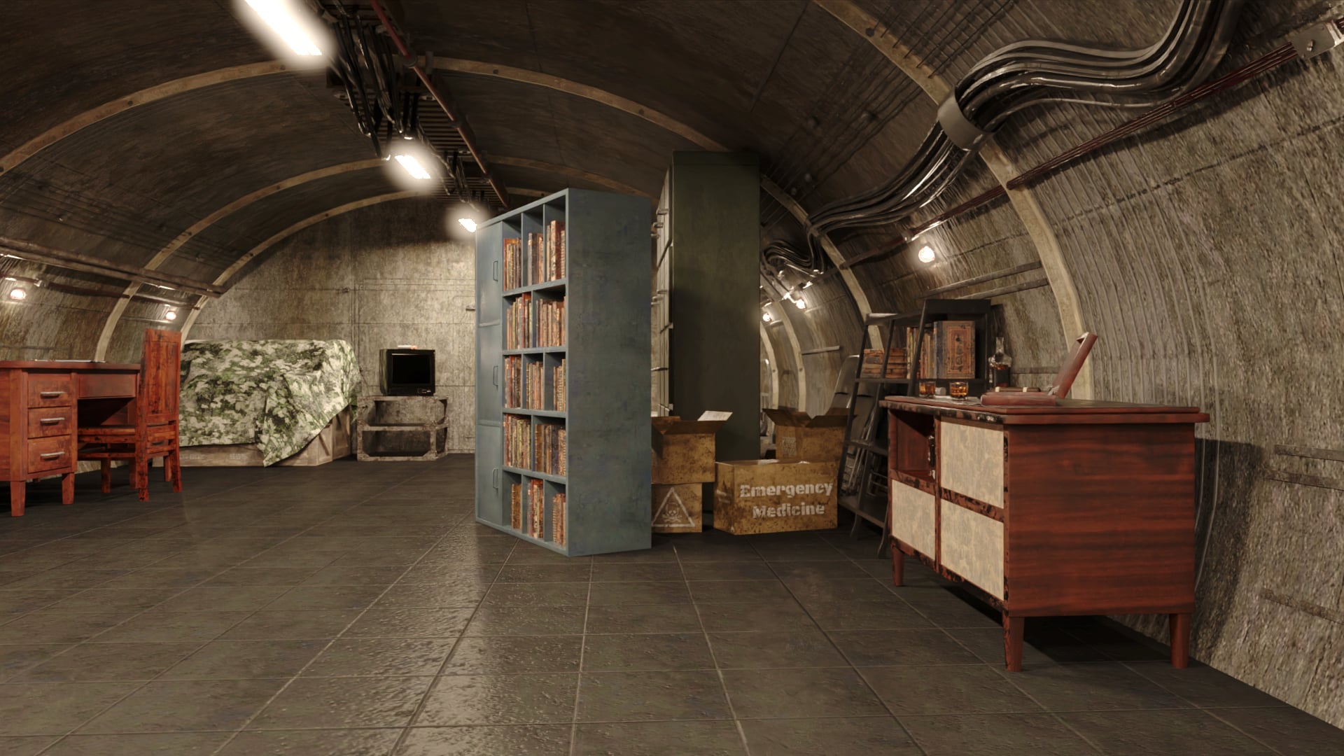 Old Underground Bunker | Daz 3D