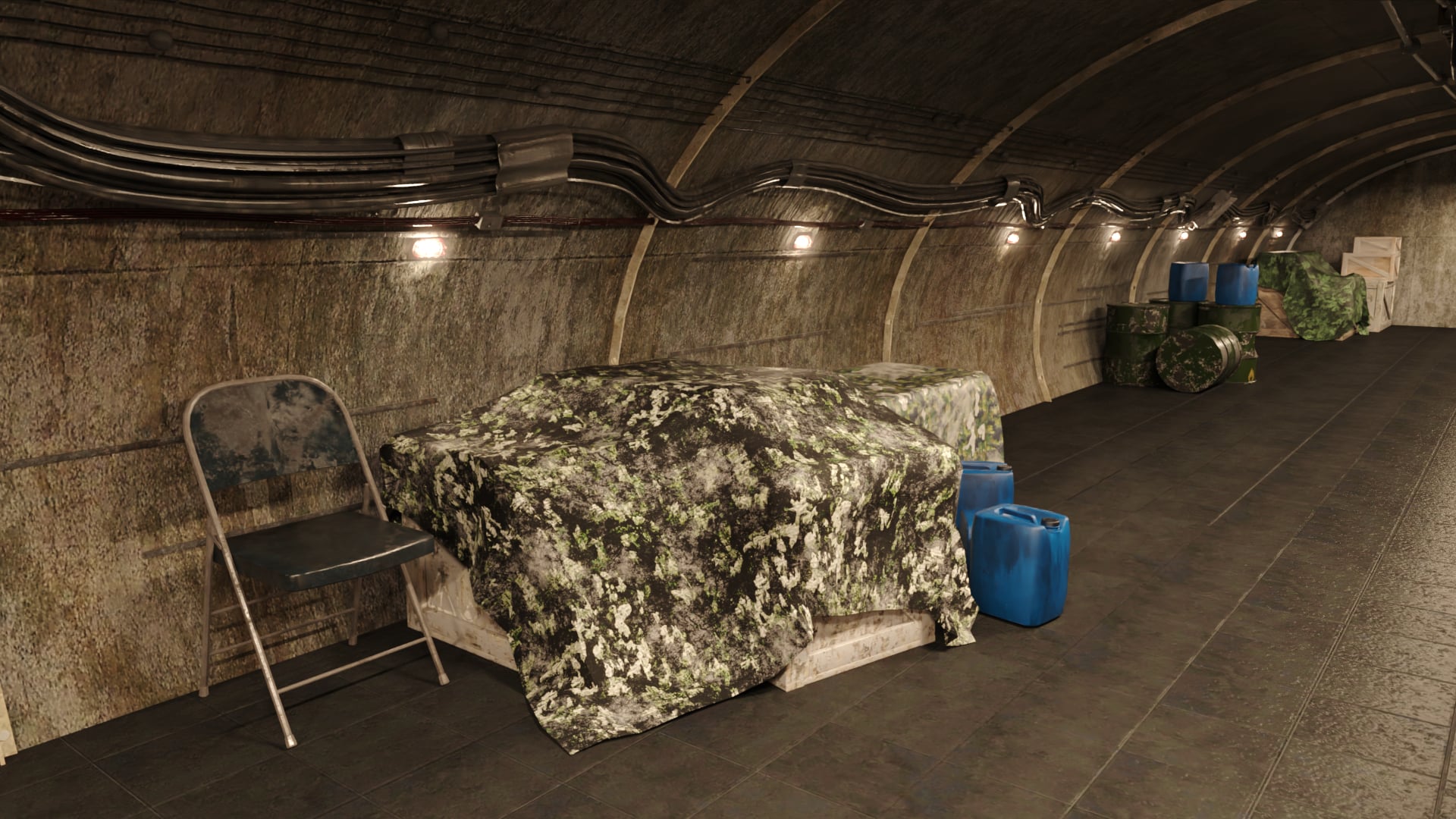 Old Underground Bunker | Daz 3D