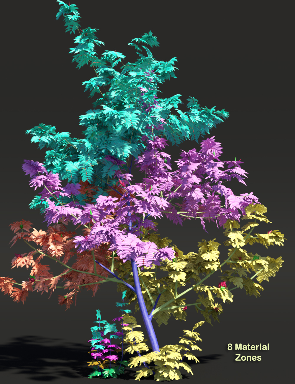 Prairie Shrubs and Trees - Sumac | Daz 3D