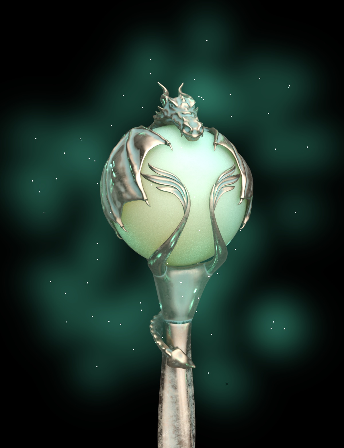 Elora Taiyou Dragon Staff | Daz 3D