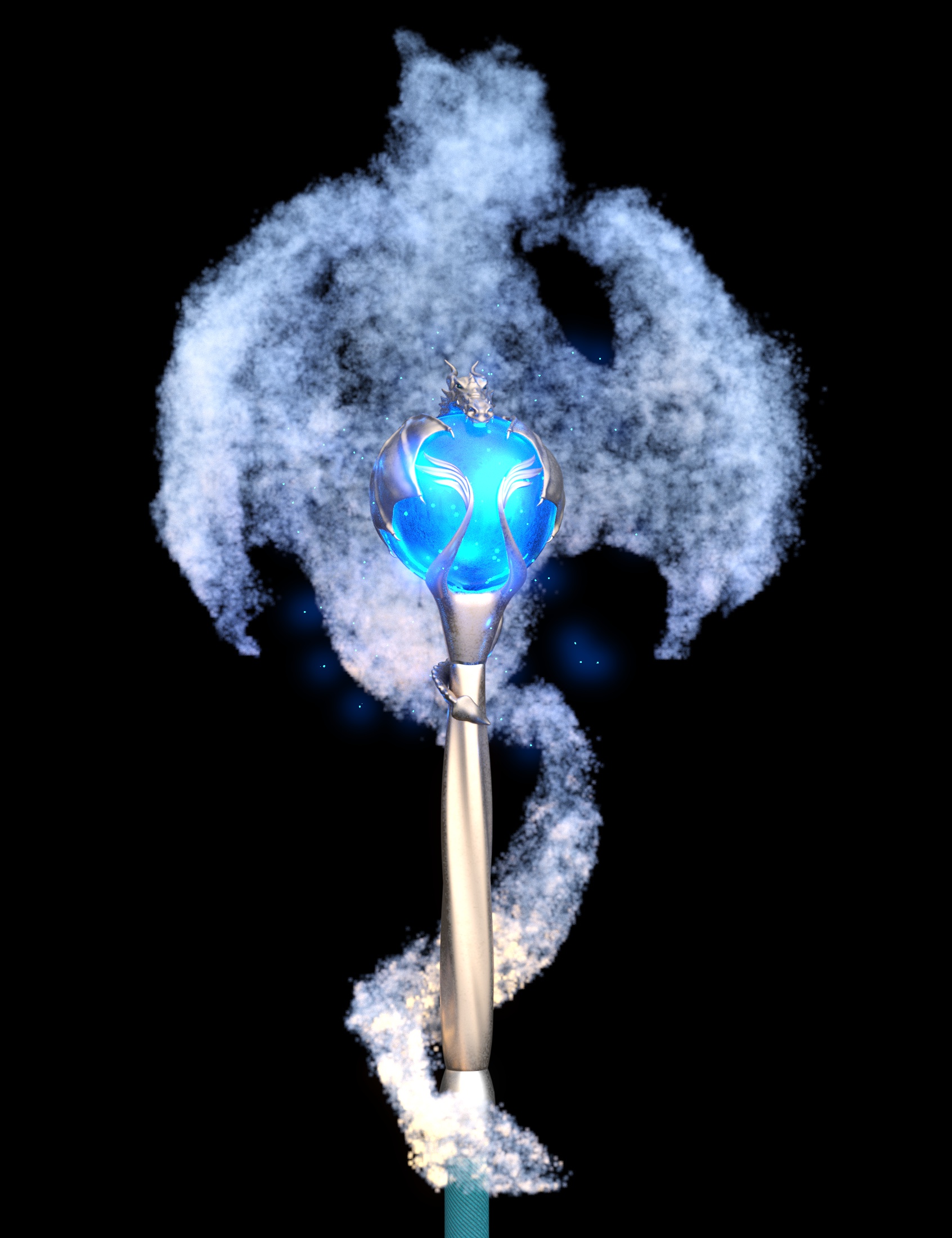 Elora Taiyou Dragon Staff | Daz 3D