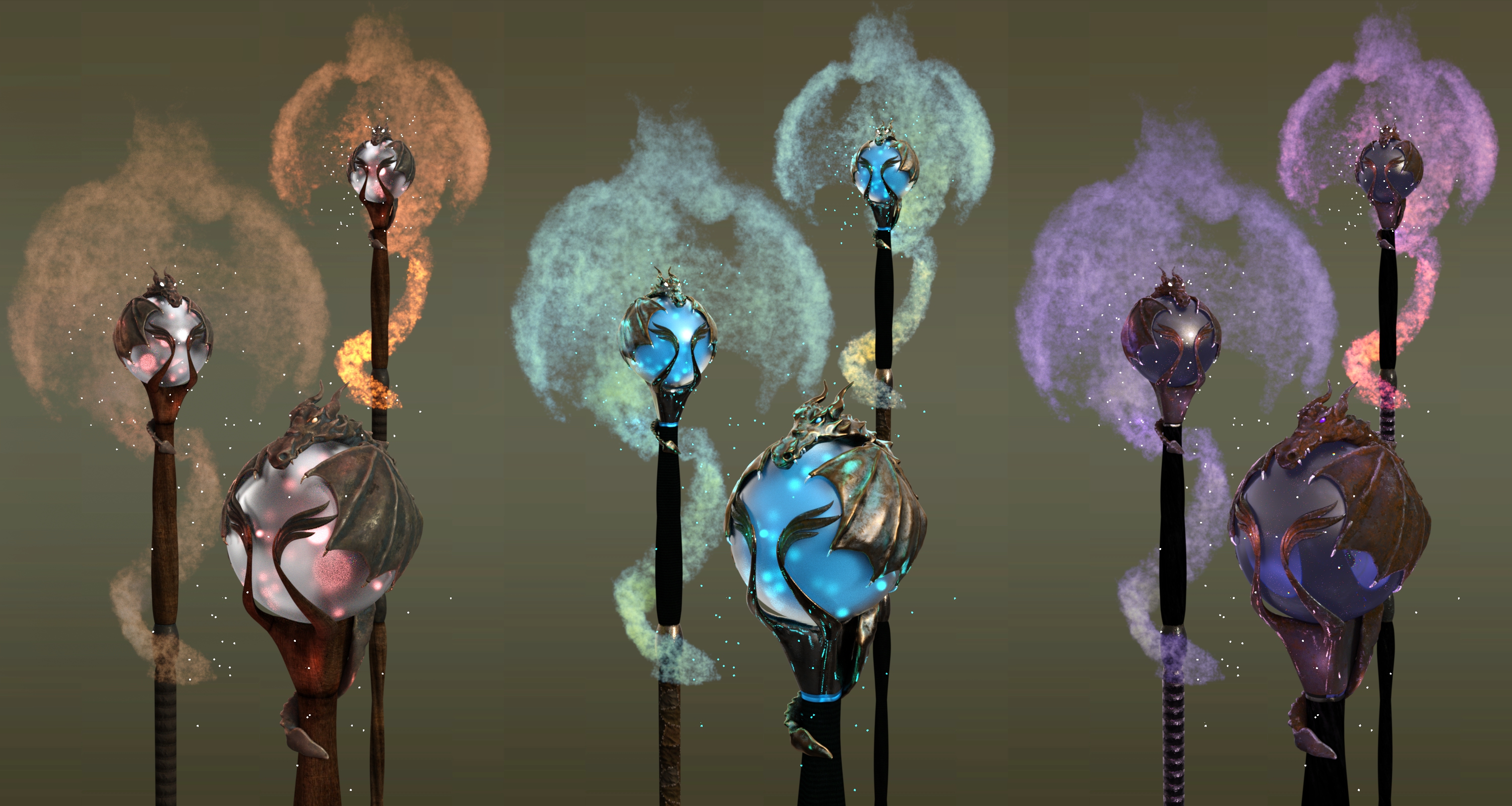 Noble Manner for Elora Taiyou Dragon Staff | Daz 3D