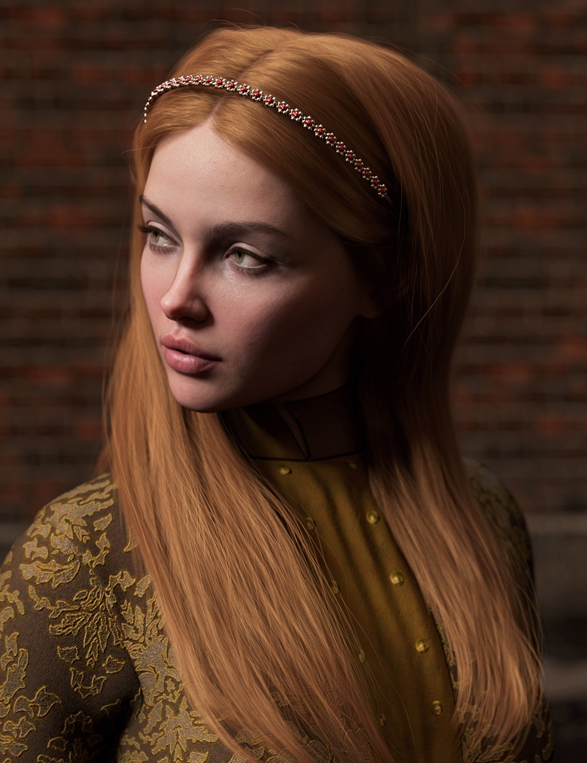 Face Free Long Style and Headbands Bundle for Genesis 9 | Daz 3D