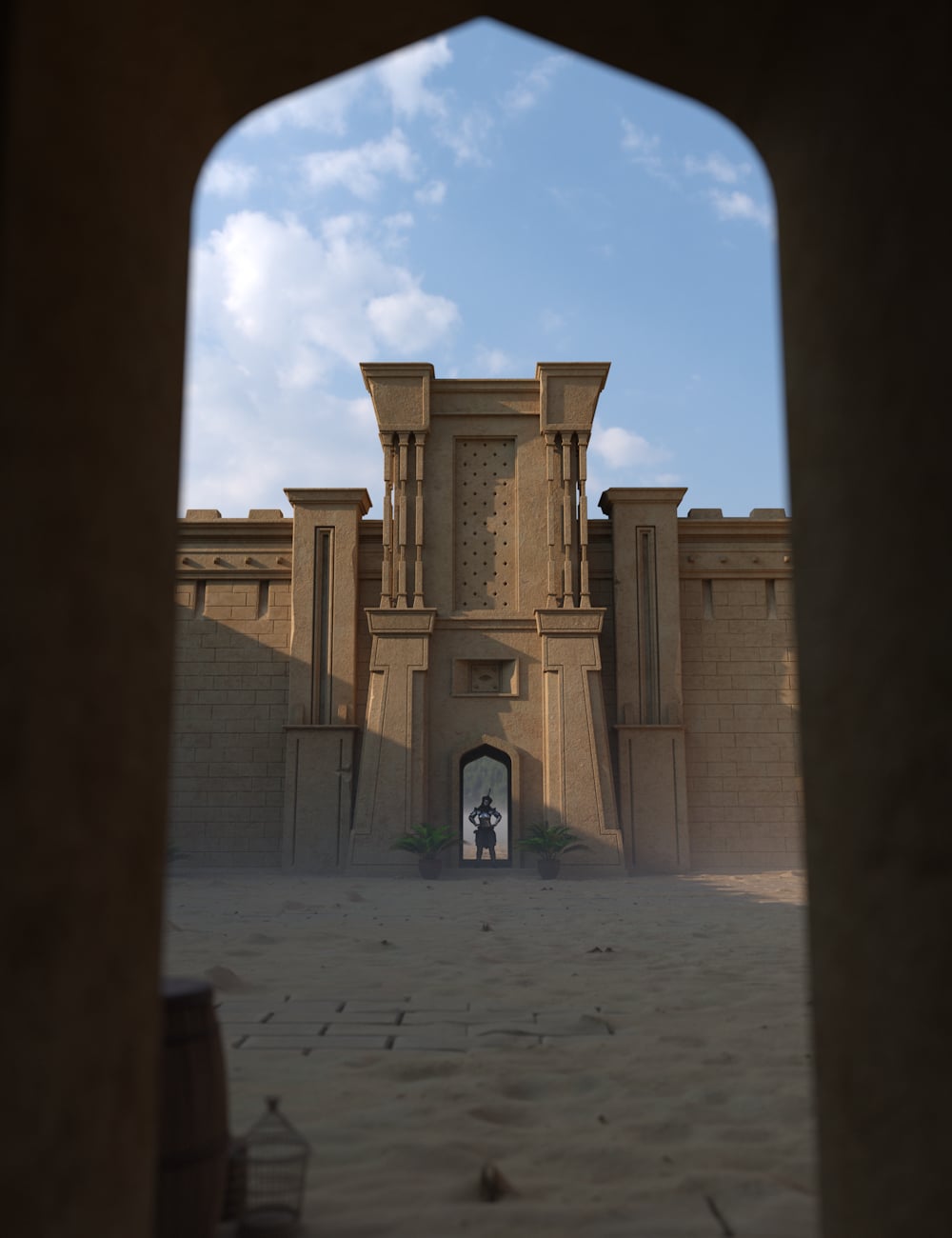Sandstone Walls 1 | Daz 3D
