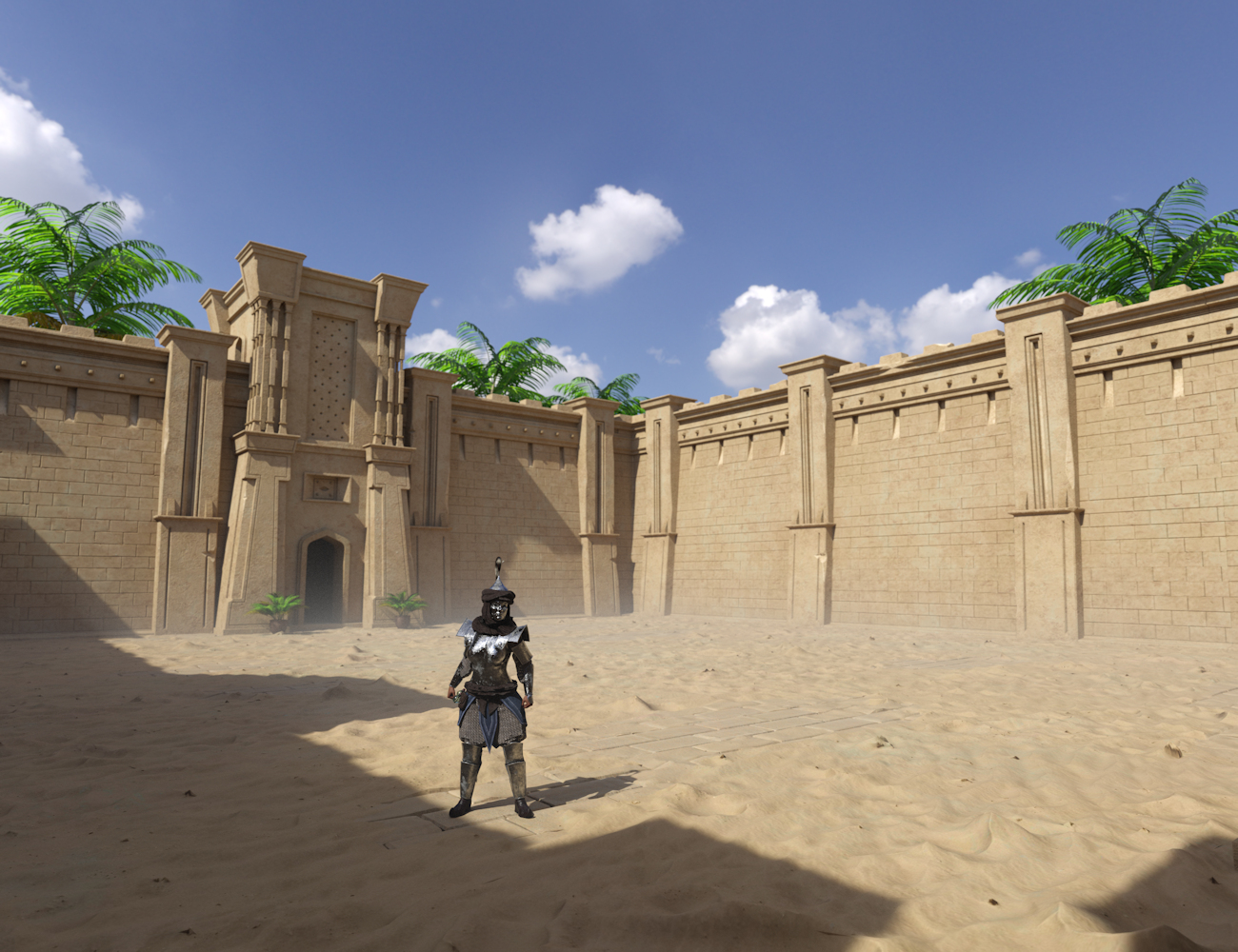 Sandstone Walls 1 | Daz 3D
