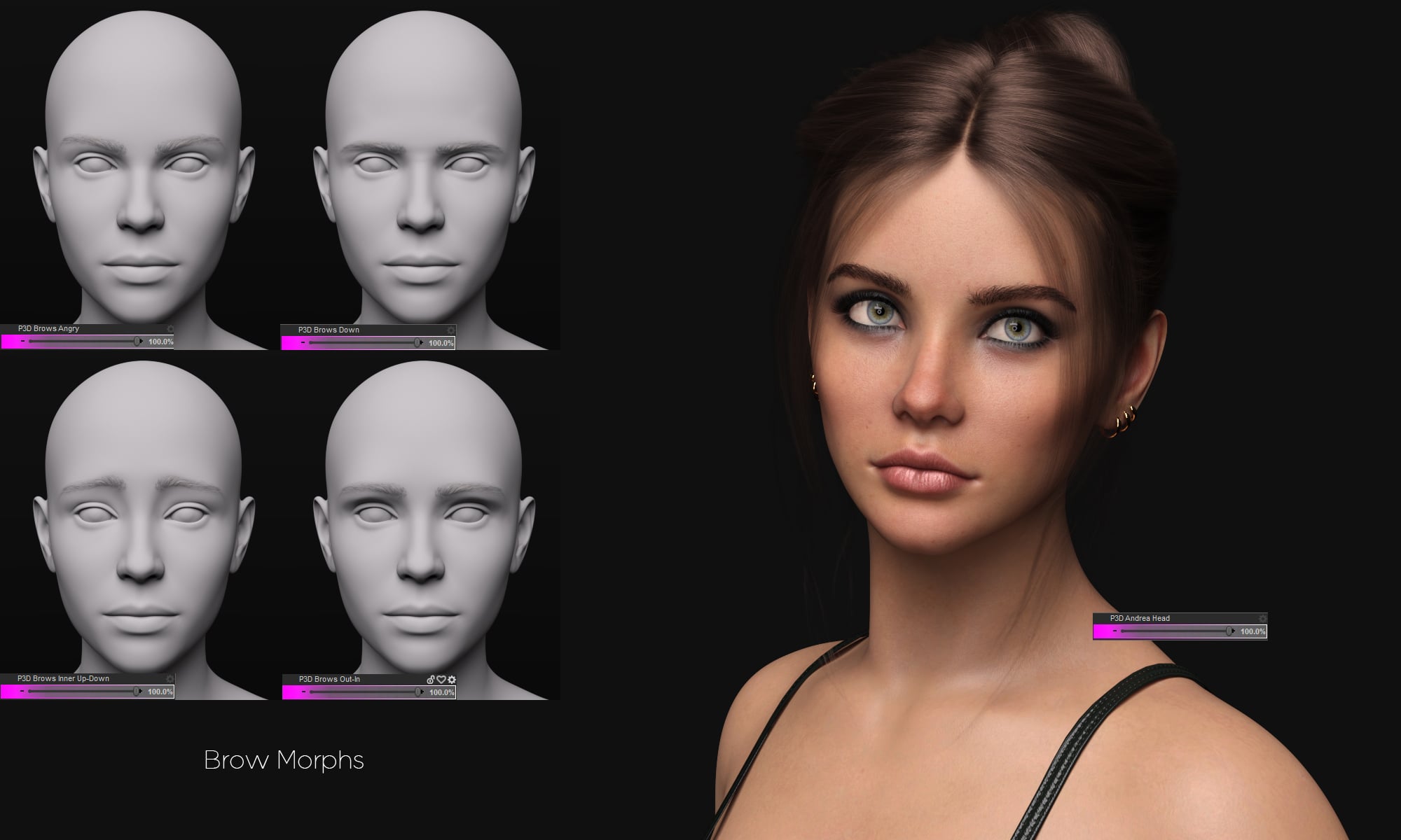 The Look Female Face Morph Resource for Genesis 9 | Daz 3D