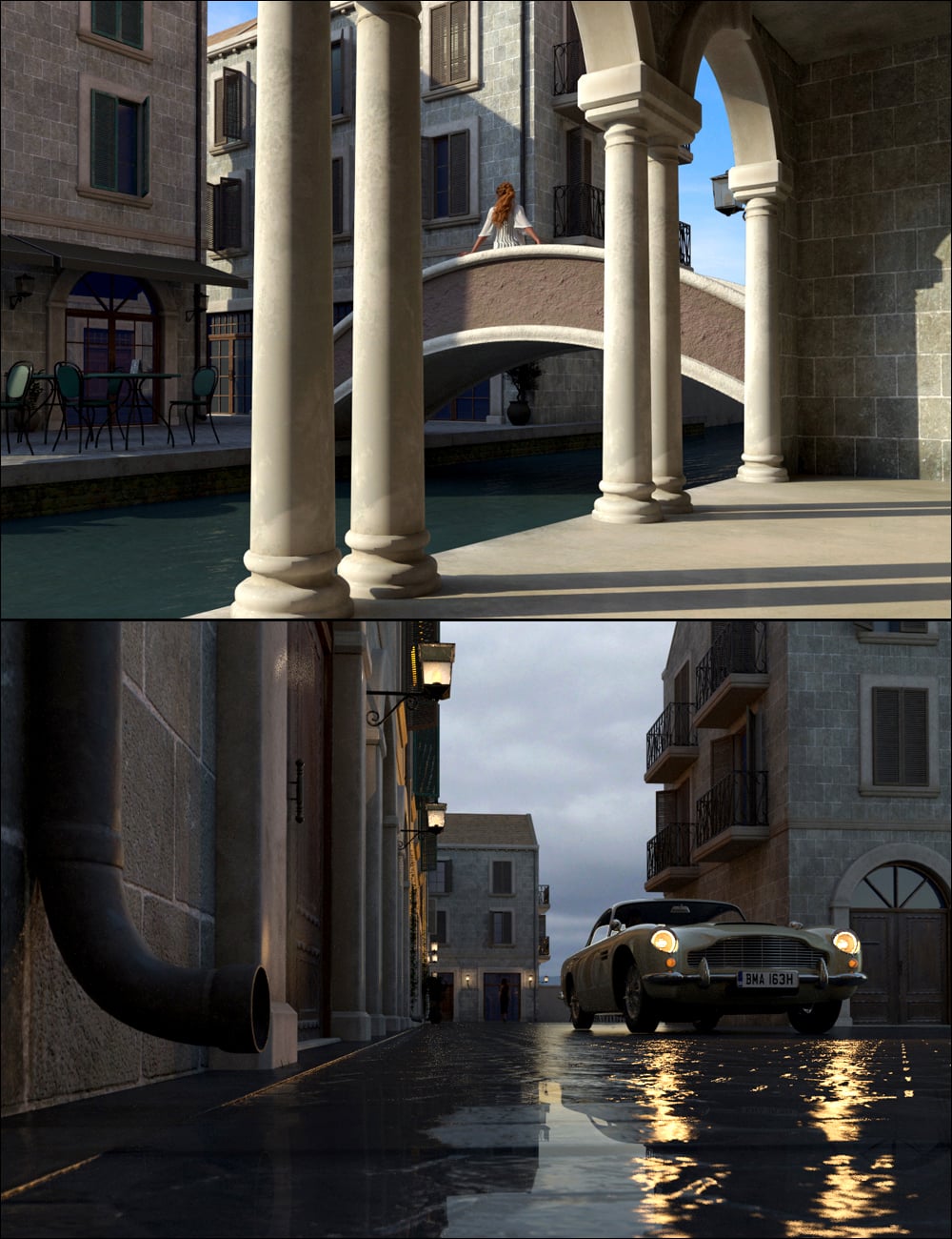 Mediterranean Street Kit | Daz 3D