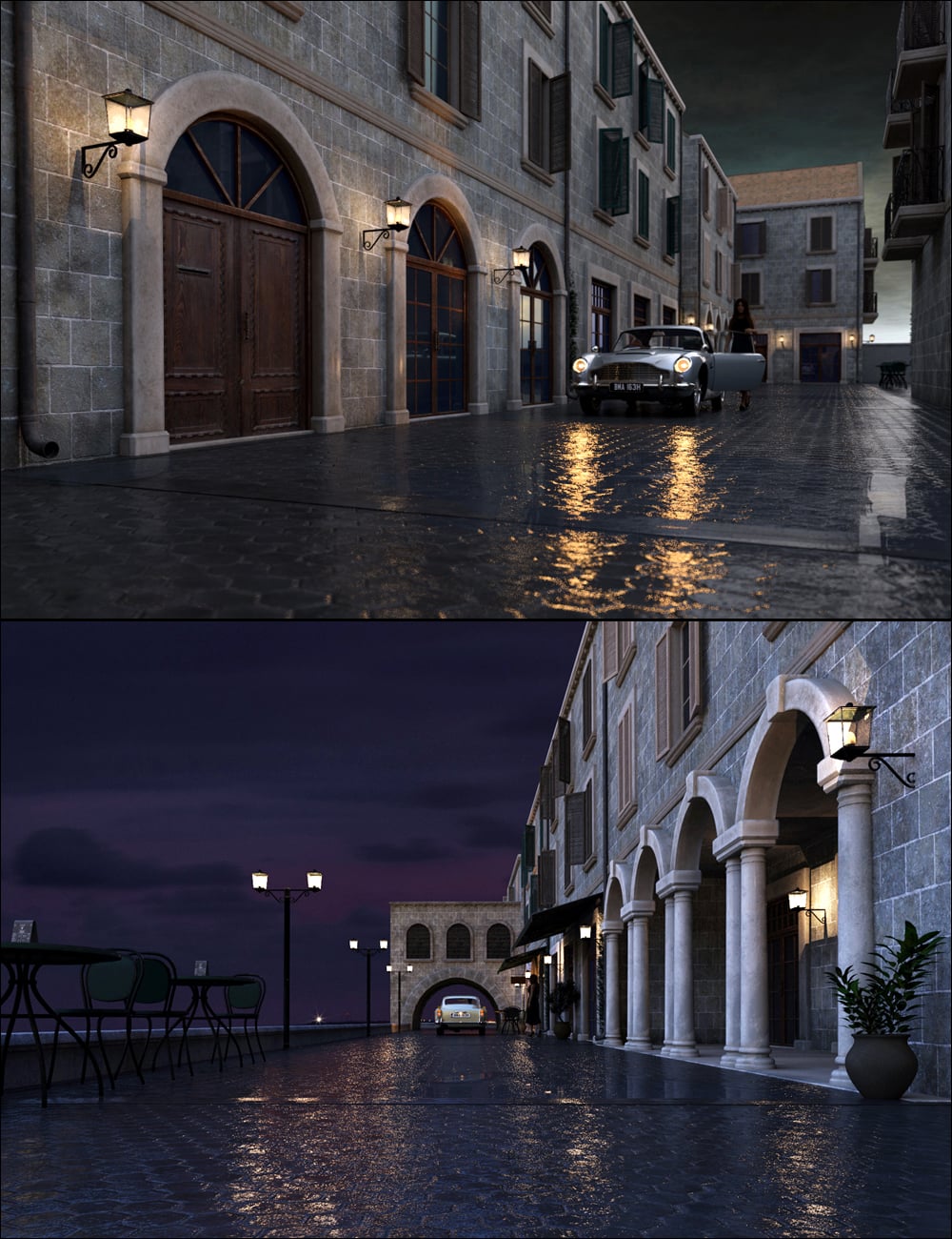 Mediterranean Street Kit | Daz 3D