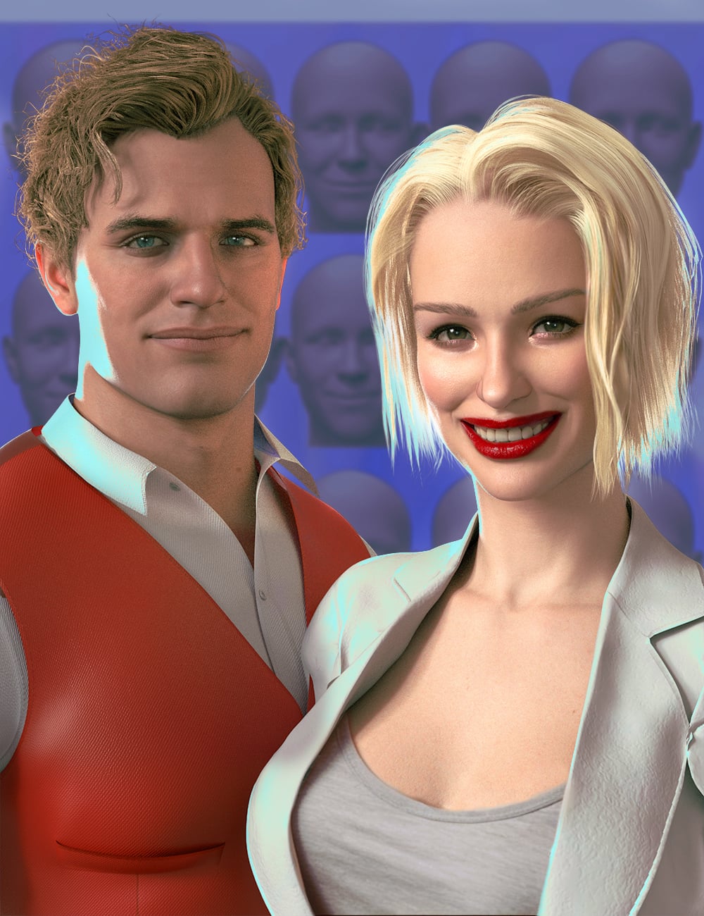 20 Unique Smiles HD for Genesis 9 | Daz 3D