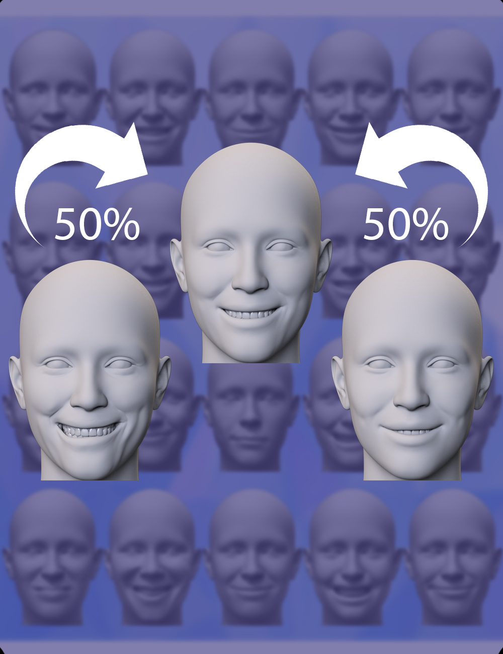 20 Unique Smiles HD for Genesis 9 | Daz 3D