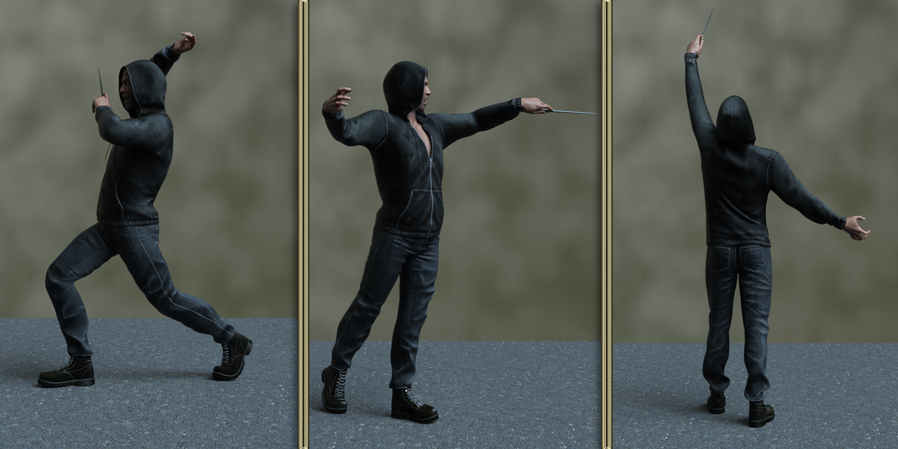 Evil Wizard Poses for Genesis 9 Masculine | Daz 3D