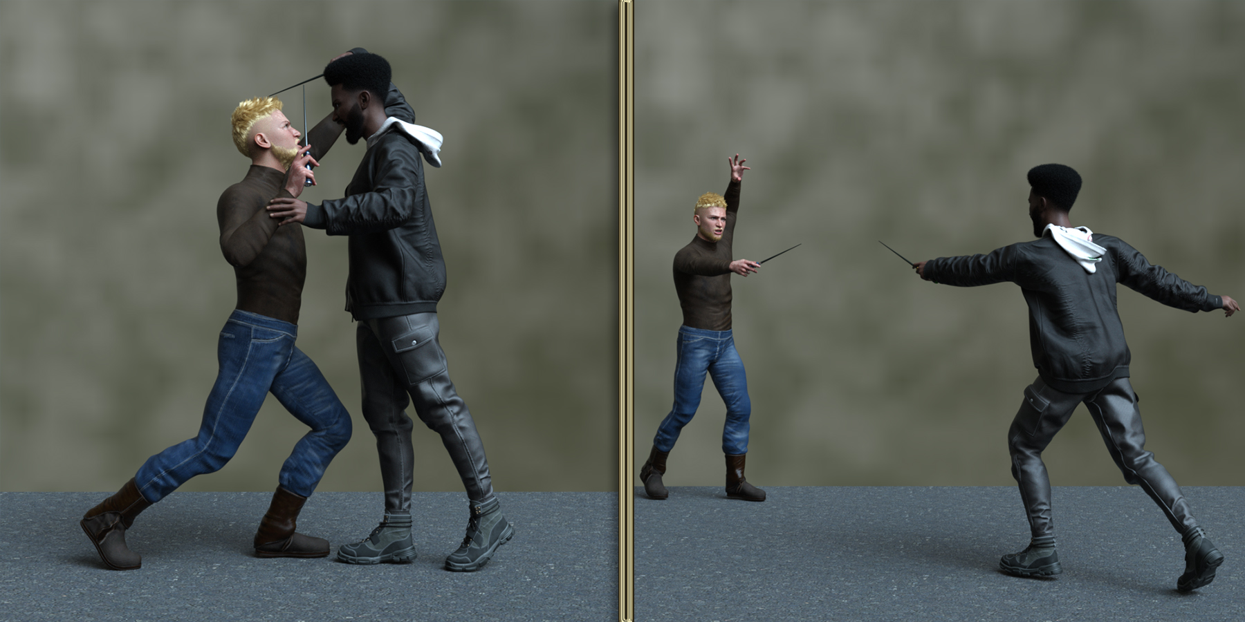 Wand Wars Poses for Genesis 9 Base | Daz 3D