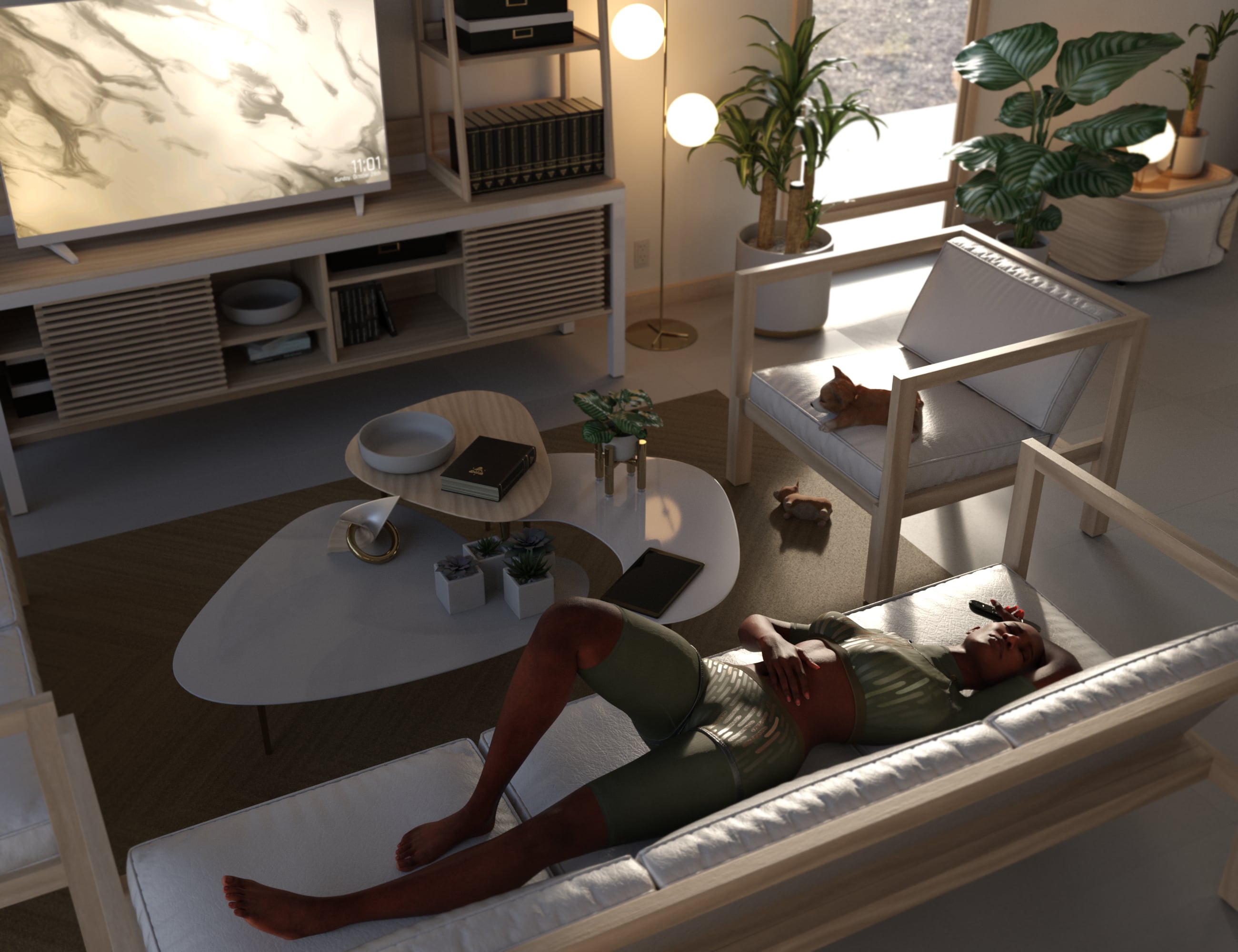 Modern Home Essentials Pack 03 | Daz 3D