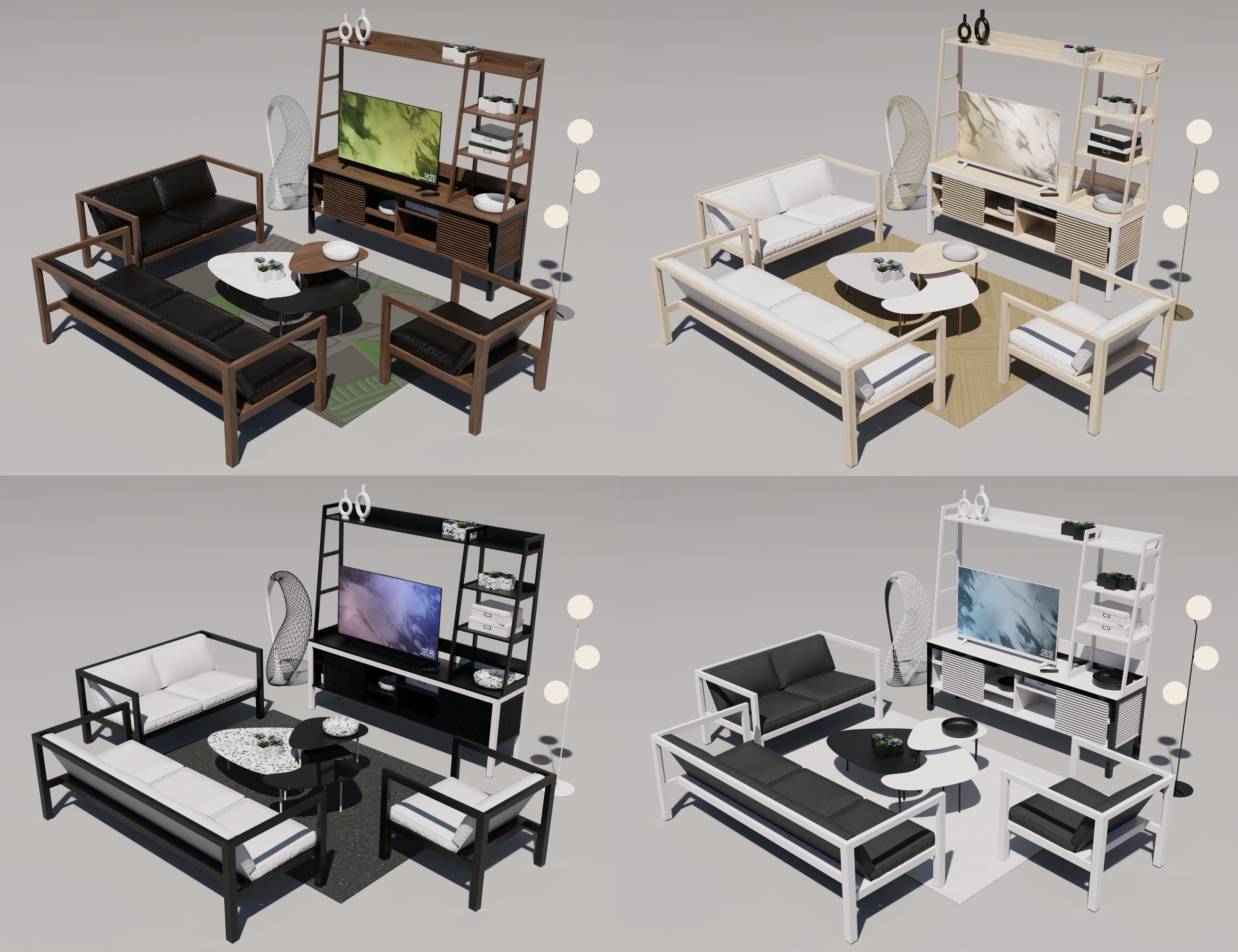 Modern Home Essentials Pack 03 | Daz 3D