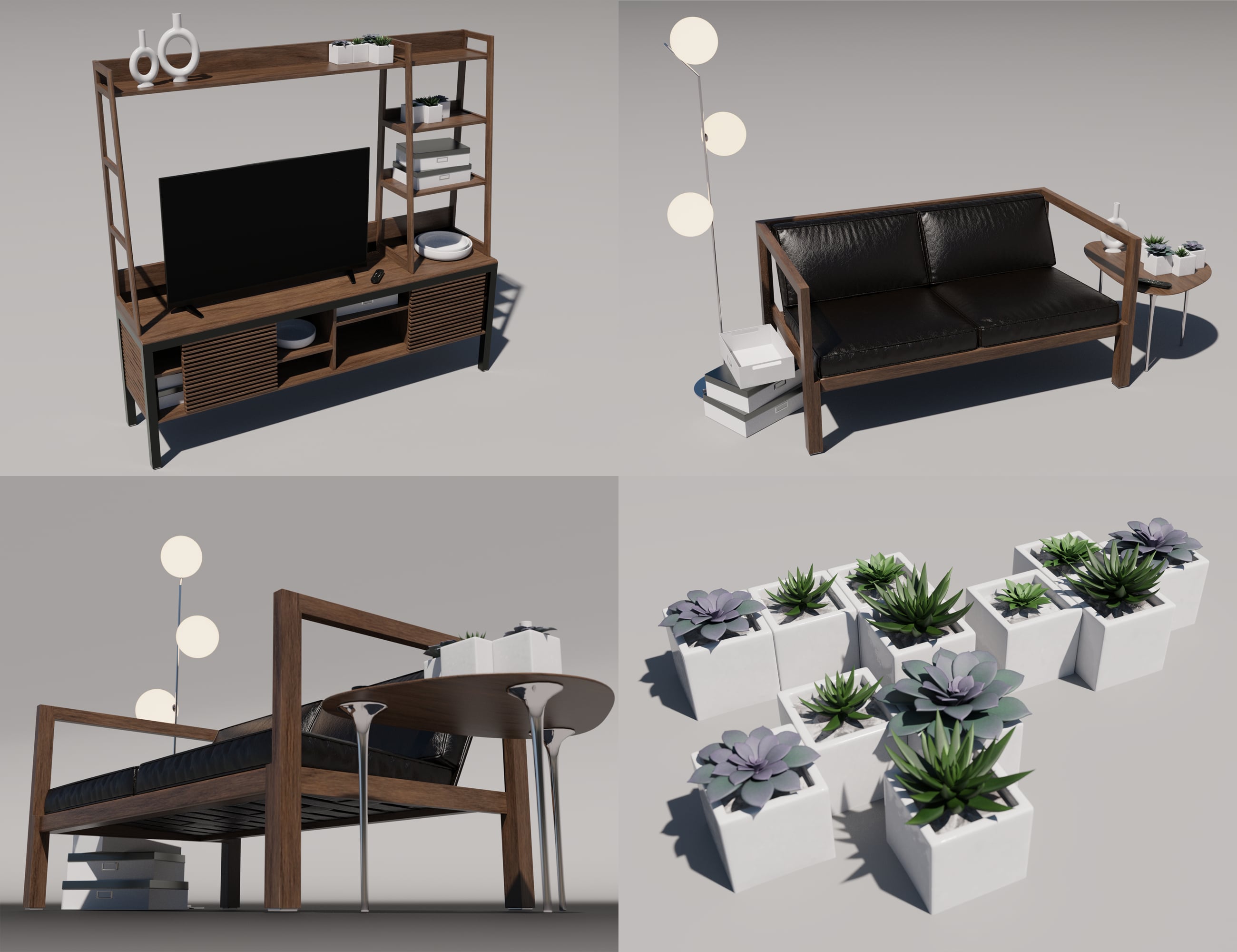 Modern Home Essentials Pack 03 | Daz 3D