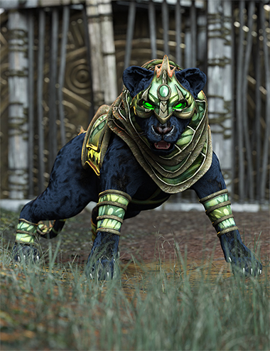 Feline Rider Hierarchical Poses for Daz Big Cat 2 and Battle Cat Armour ...