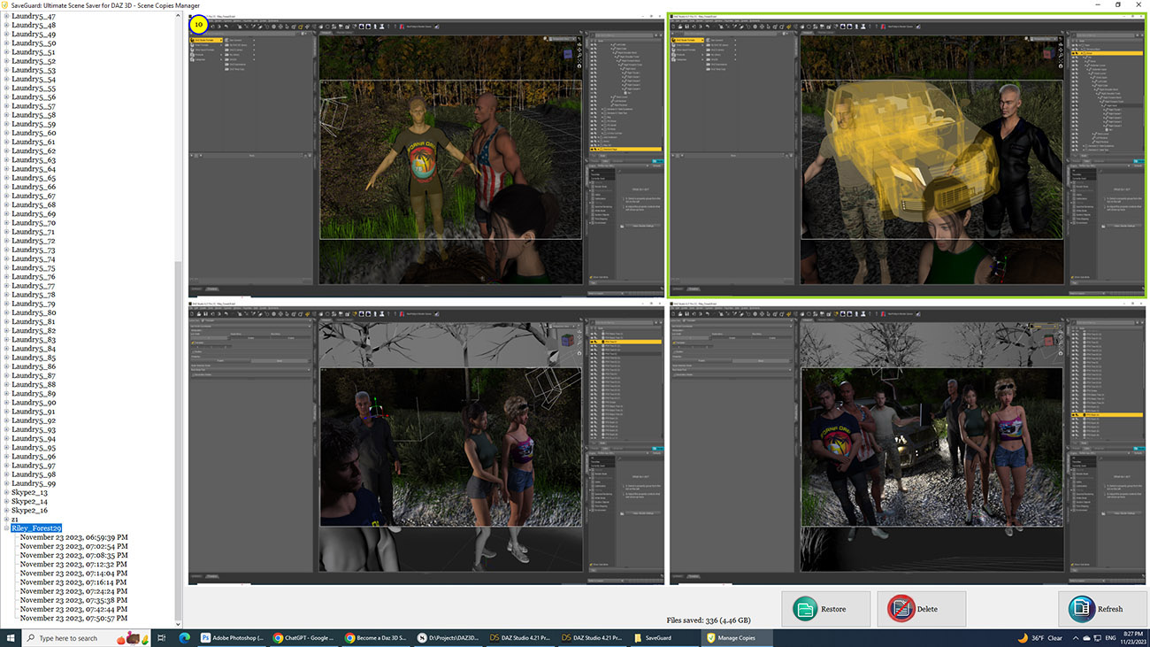 SaveGuard: Ultimate Scene Saver for Daz Studio Win 64 | Daz 3D