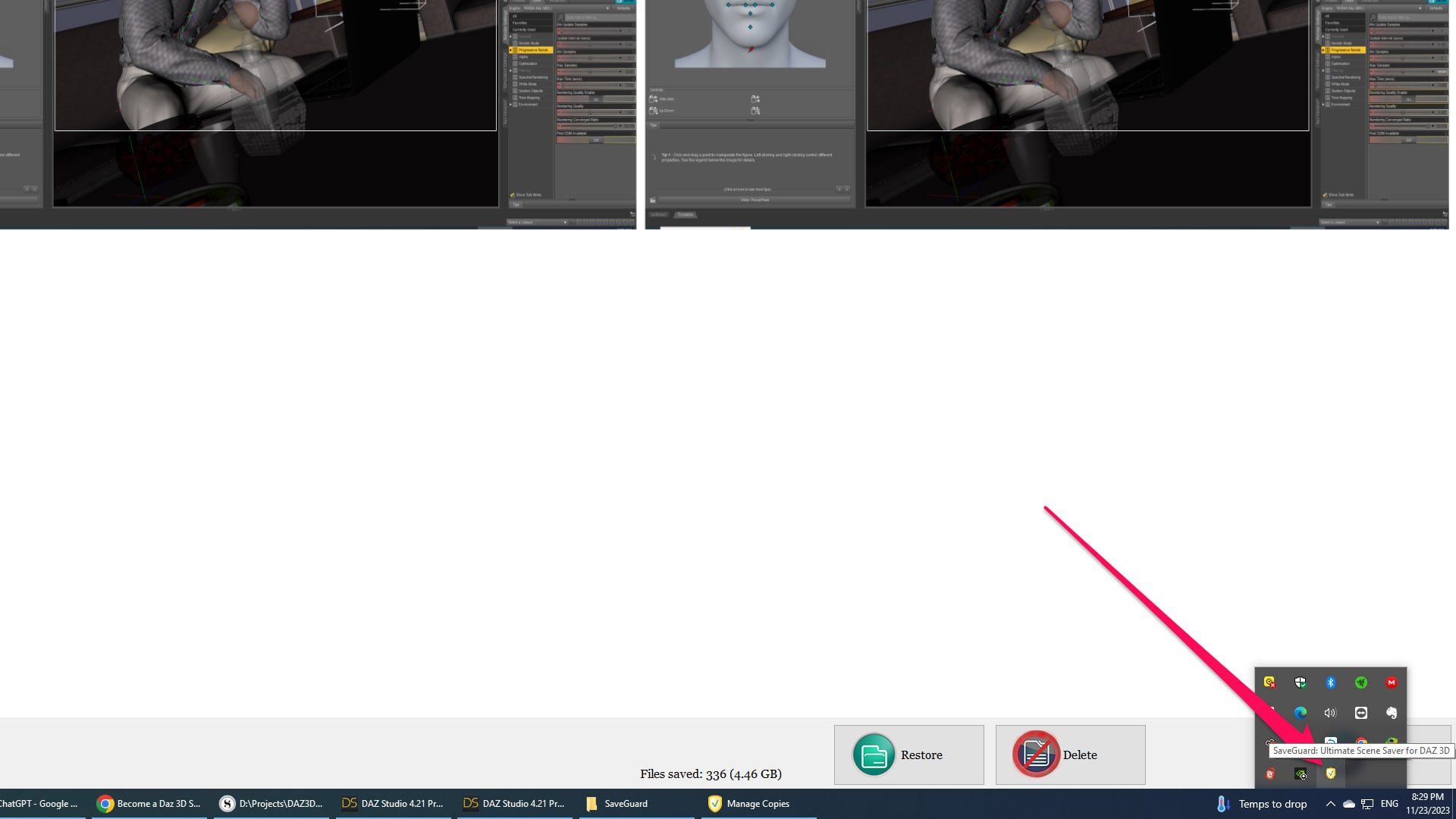 SaveGuard: Ultimate Scene Saver for Daz Studio Win 64 | Daz 3D