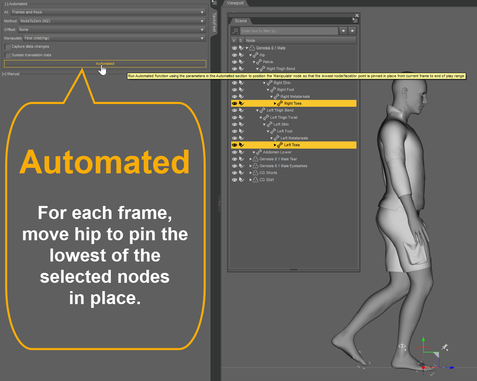 TackyFeet Plugin | Daz 3D