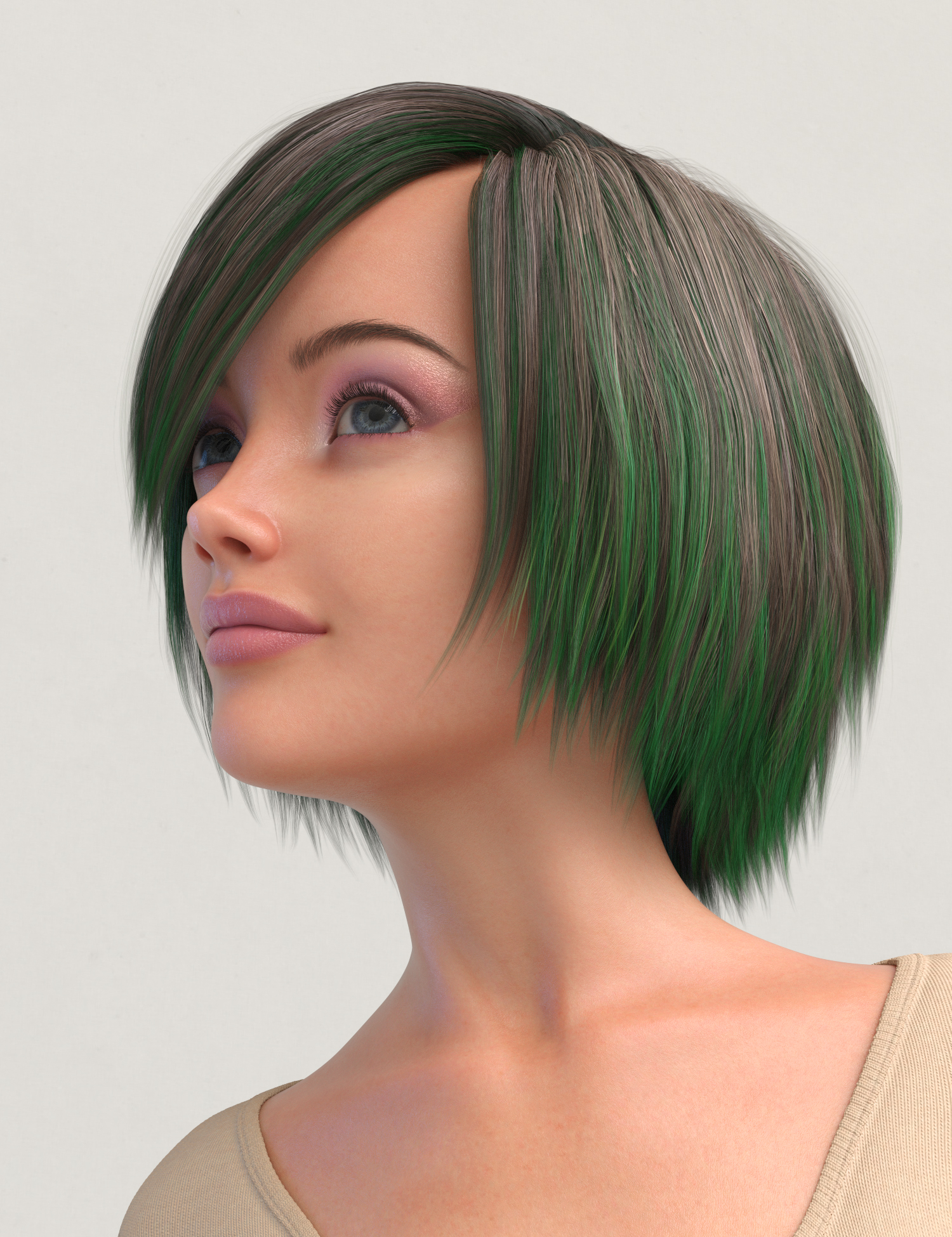 LI Lively Hair for Genesis 9 | Daz 3D