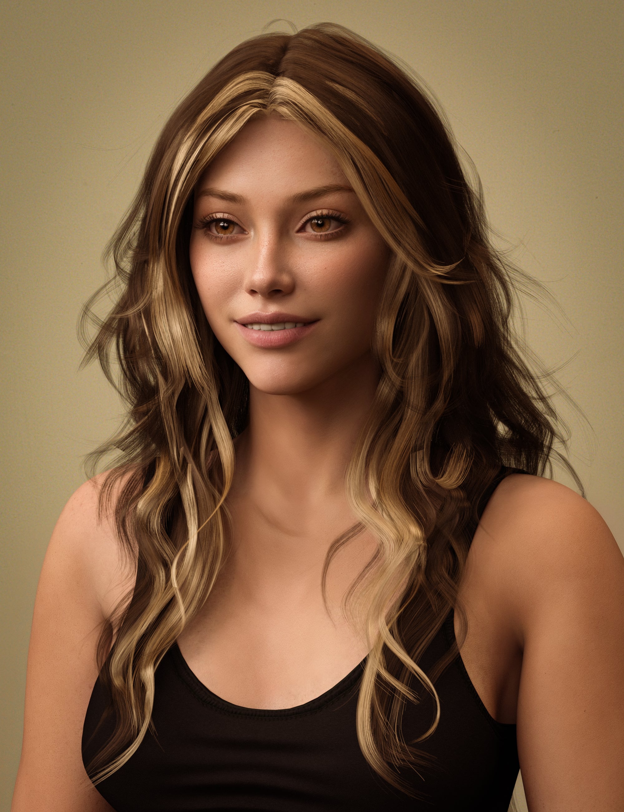 HS Lilithra Storm Hair For Genesis 9, 8, and 8.1 Female | Daz 3D