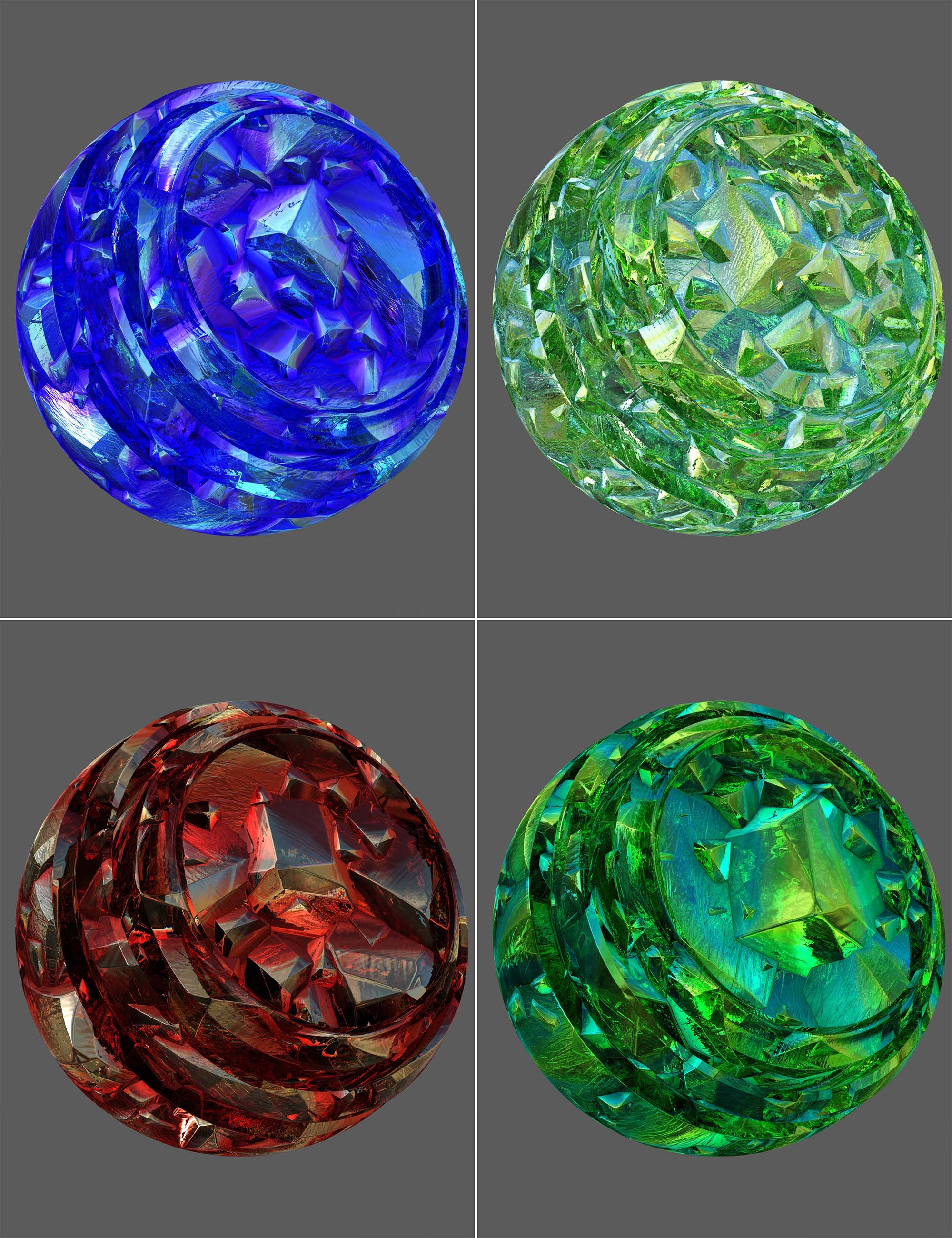 Crystals Iray Shaders - MR | Daz 3D