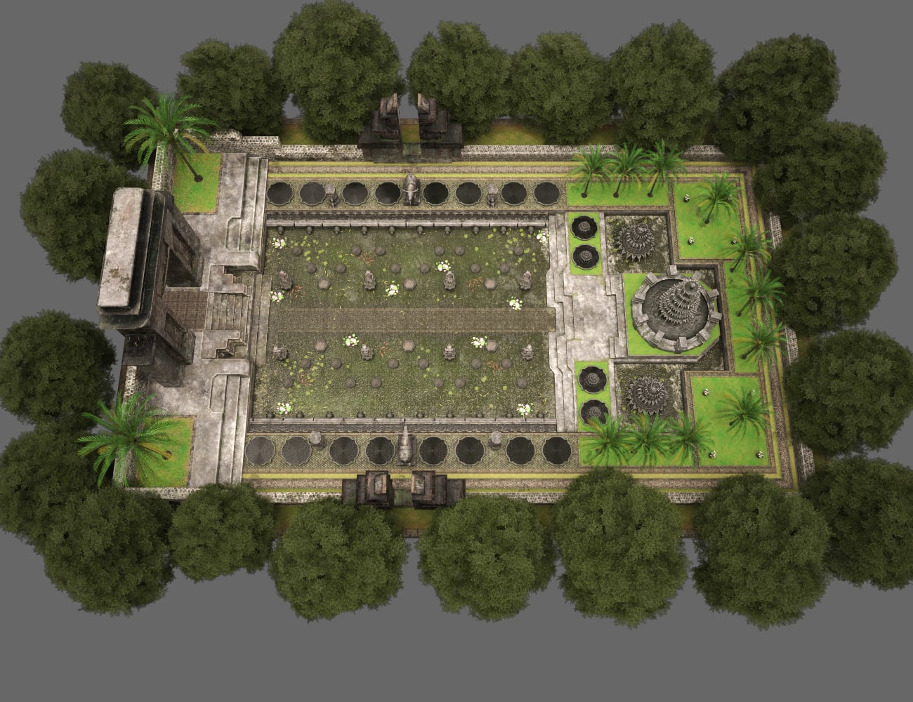 XI Sculpture Pond | Daz 3D