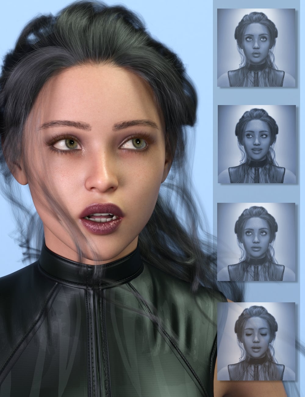 Artistic Seated Poses 2 for Genesis 8 and 9 | Daz 3D