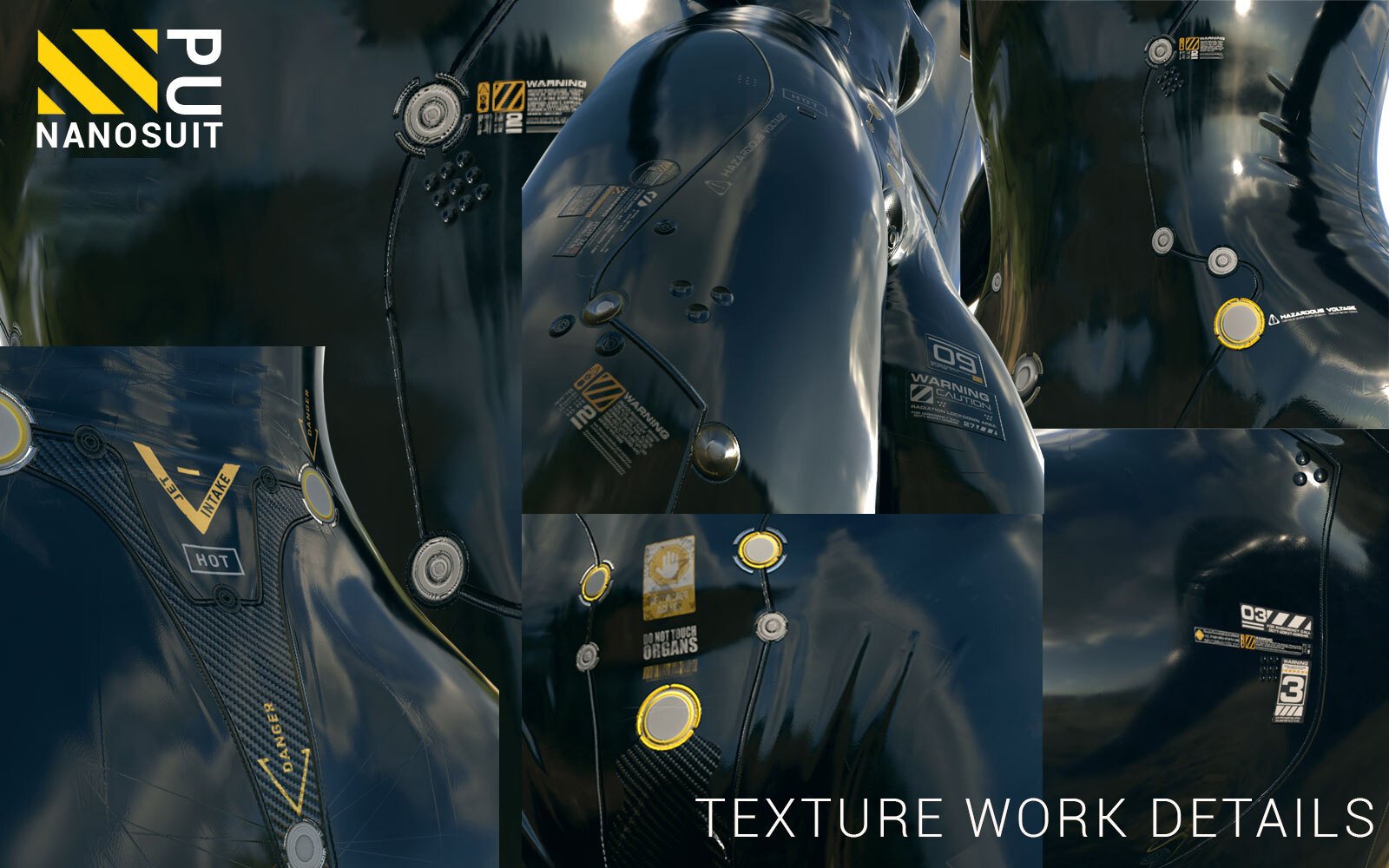 PU Nanosuit for Genesis 9, Genesis 8.1 and 8 Females | Daz 3D