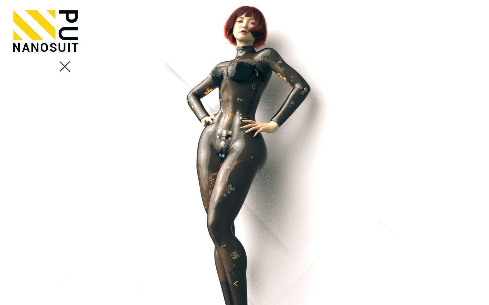 PU Nanosuit for Genesis 9, Genesis 8.1 and 8 Females | Daz 3D