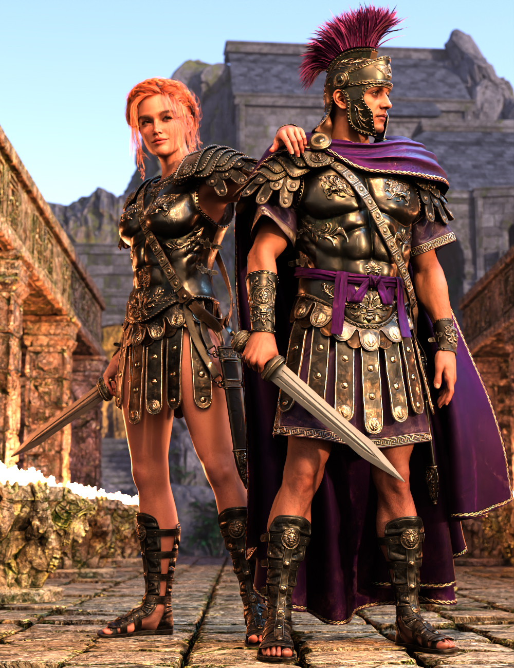 Ad-Gladius: Defender of Rome Texture Expansion | Daz 3D