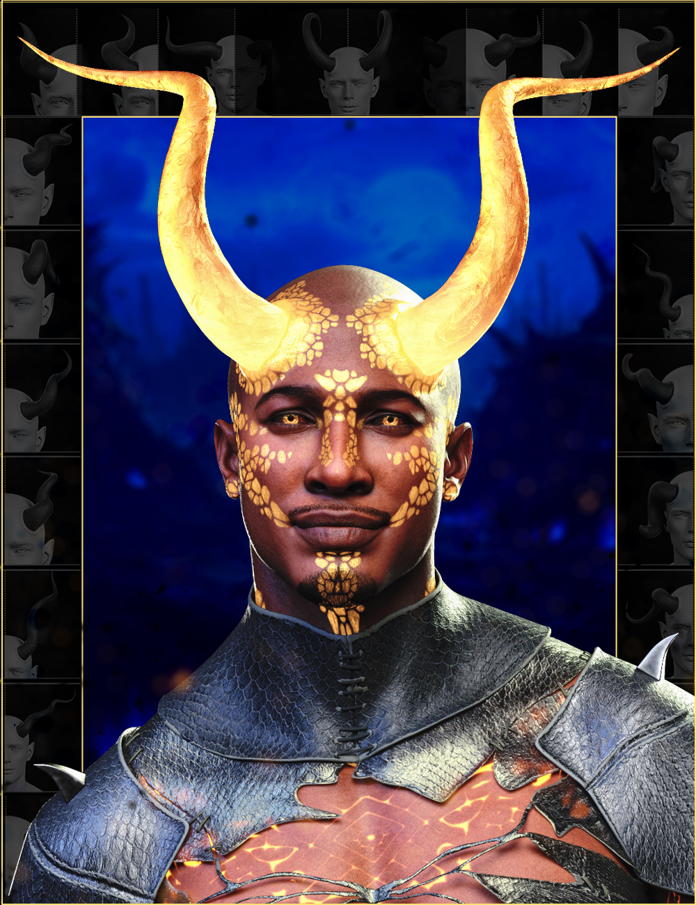 FPE Universal Horns for Genesis 9 | Daz 3D