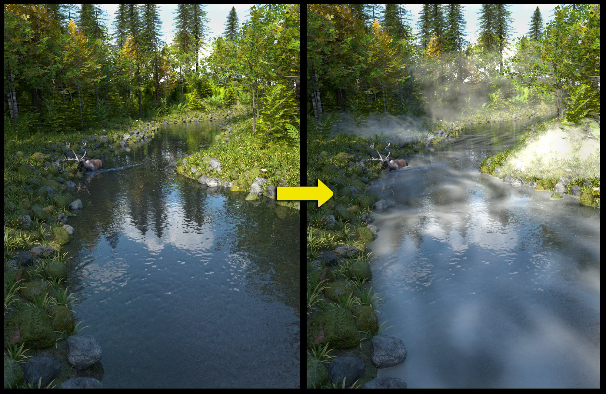 SY Fast and Easy Fog Iray | Daz 3D