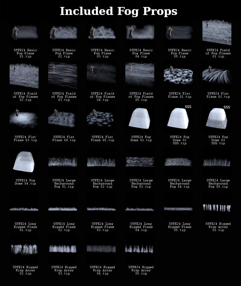 SY Fast and Easy Fog Iray | Daz 3D