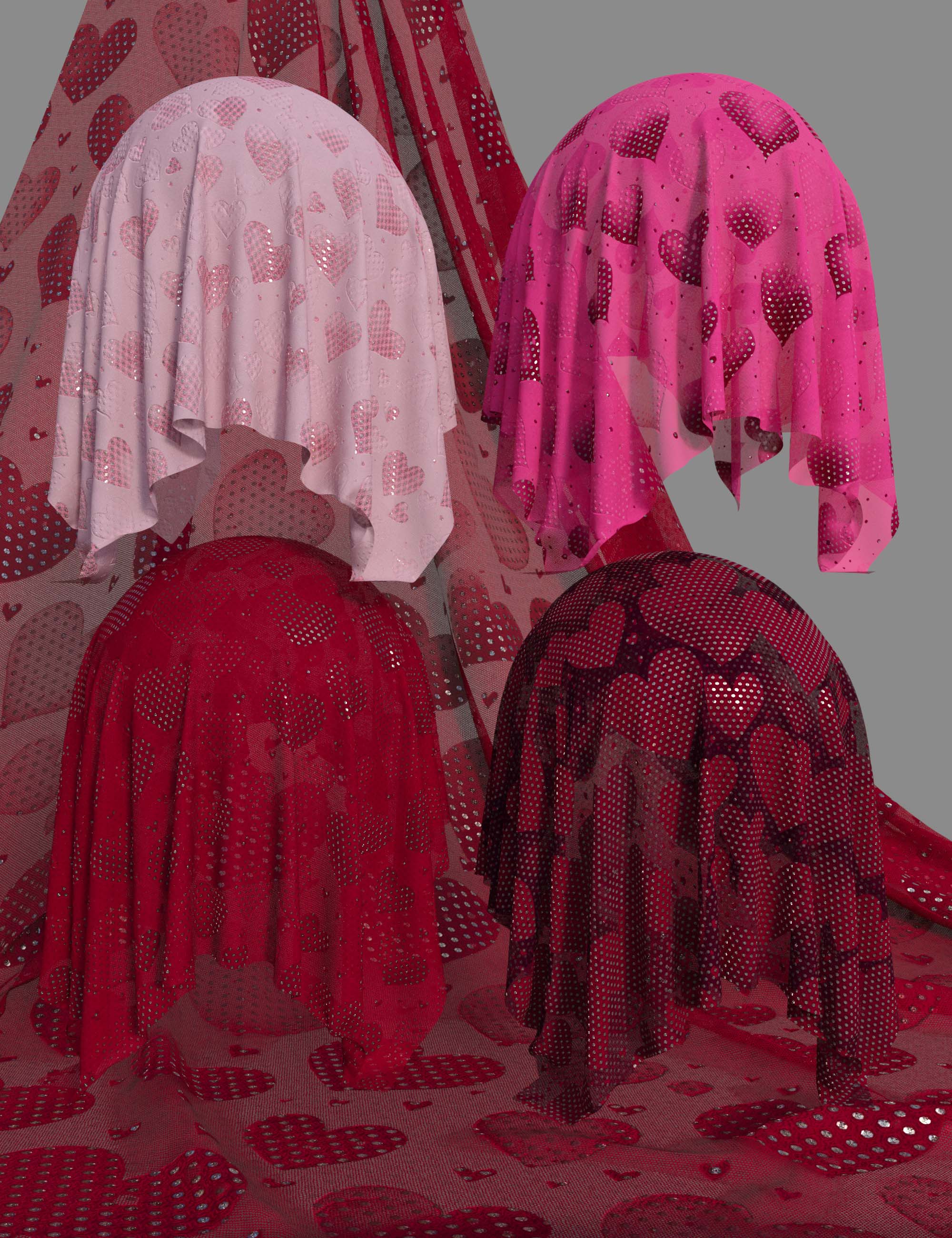 Valentine Hearts Iray Shaders - MR | Daz 3D