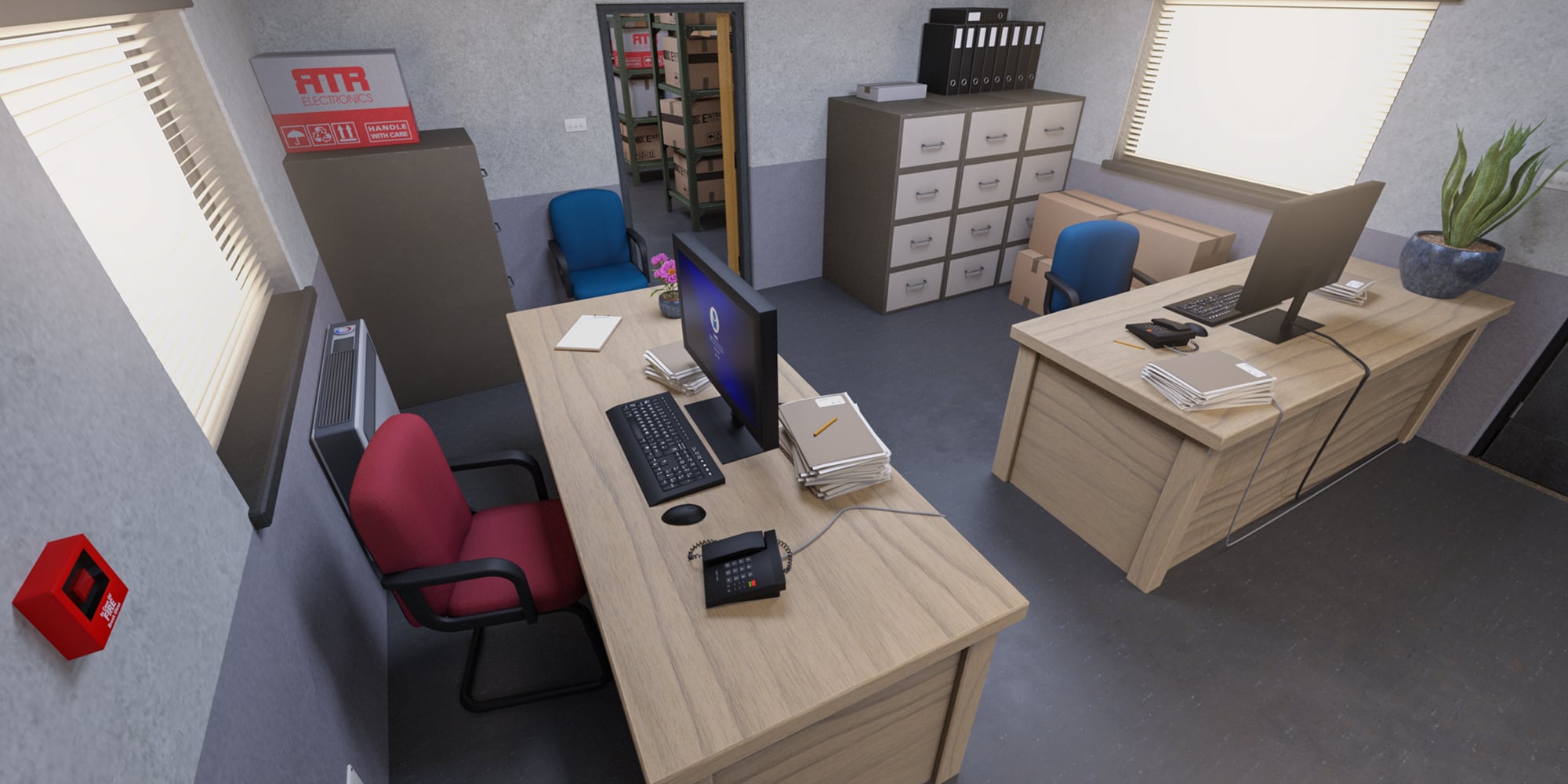 Depot Building Props | Daz 3D