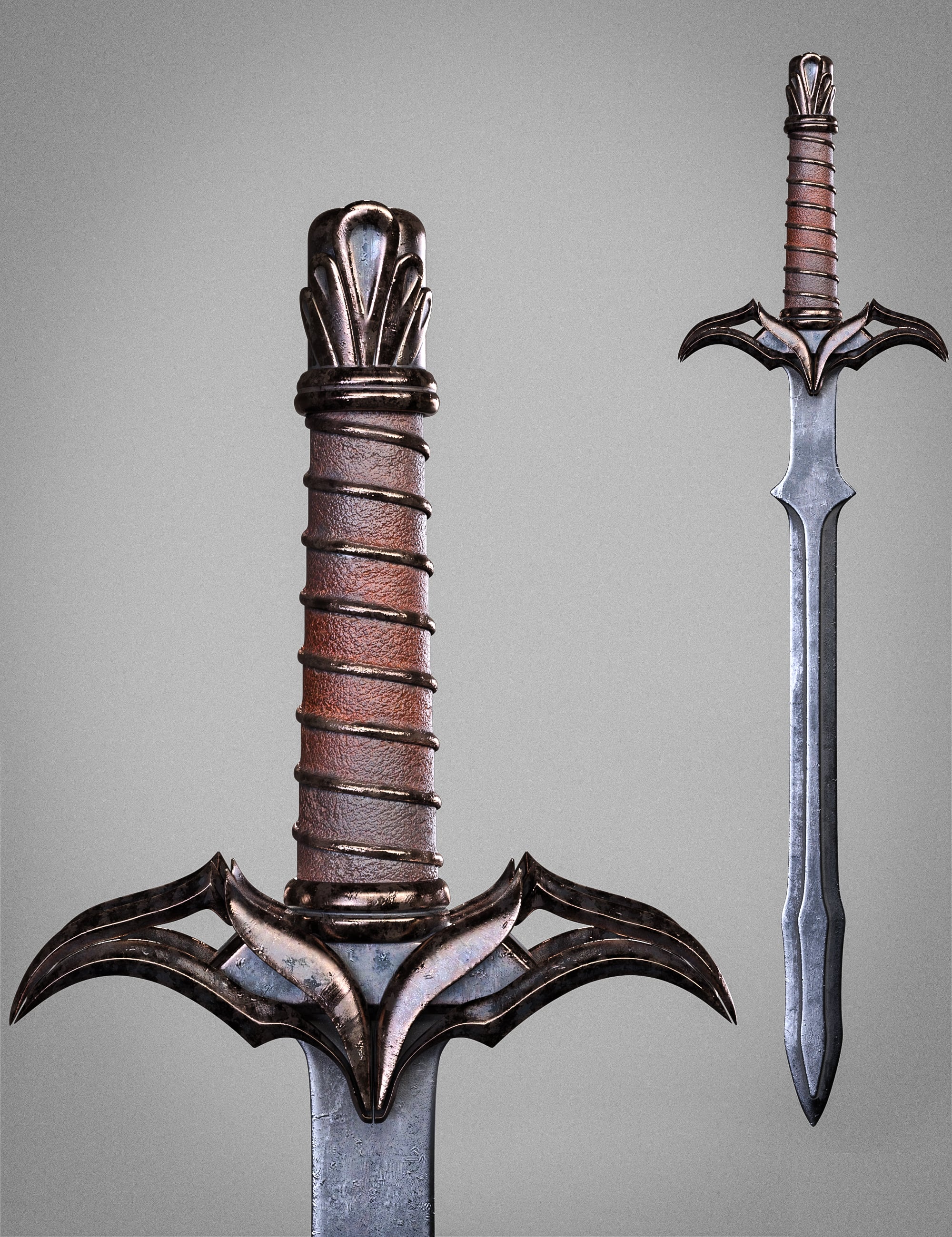 BW Zoran Crimson Armor Outfit for Genesis 9 | Daz 3D