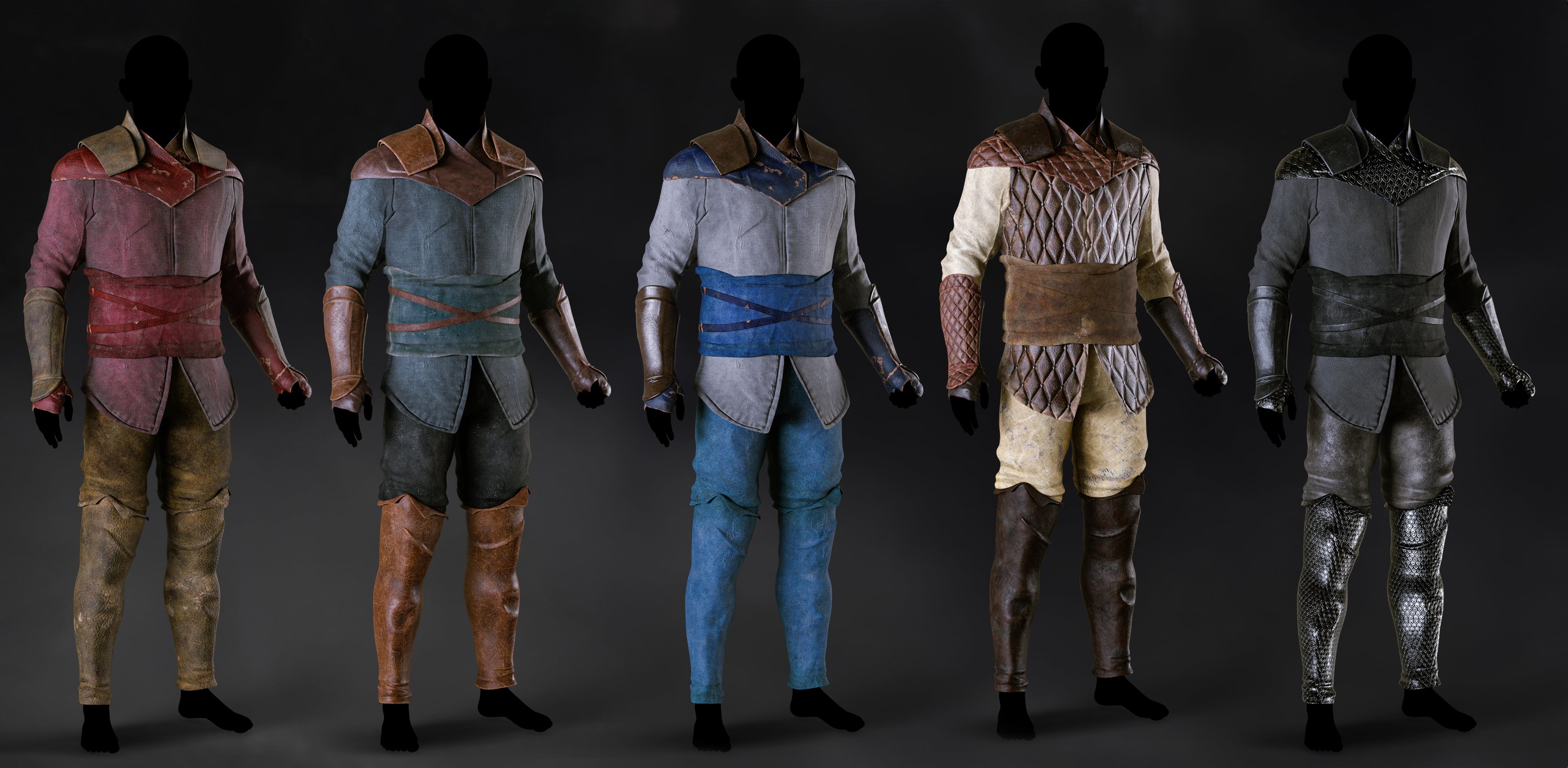 BW Zoran Crimson Armor Outfit for Genesis 9 | Daz 3D