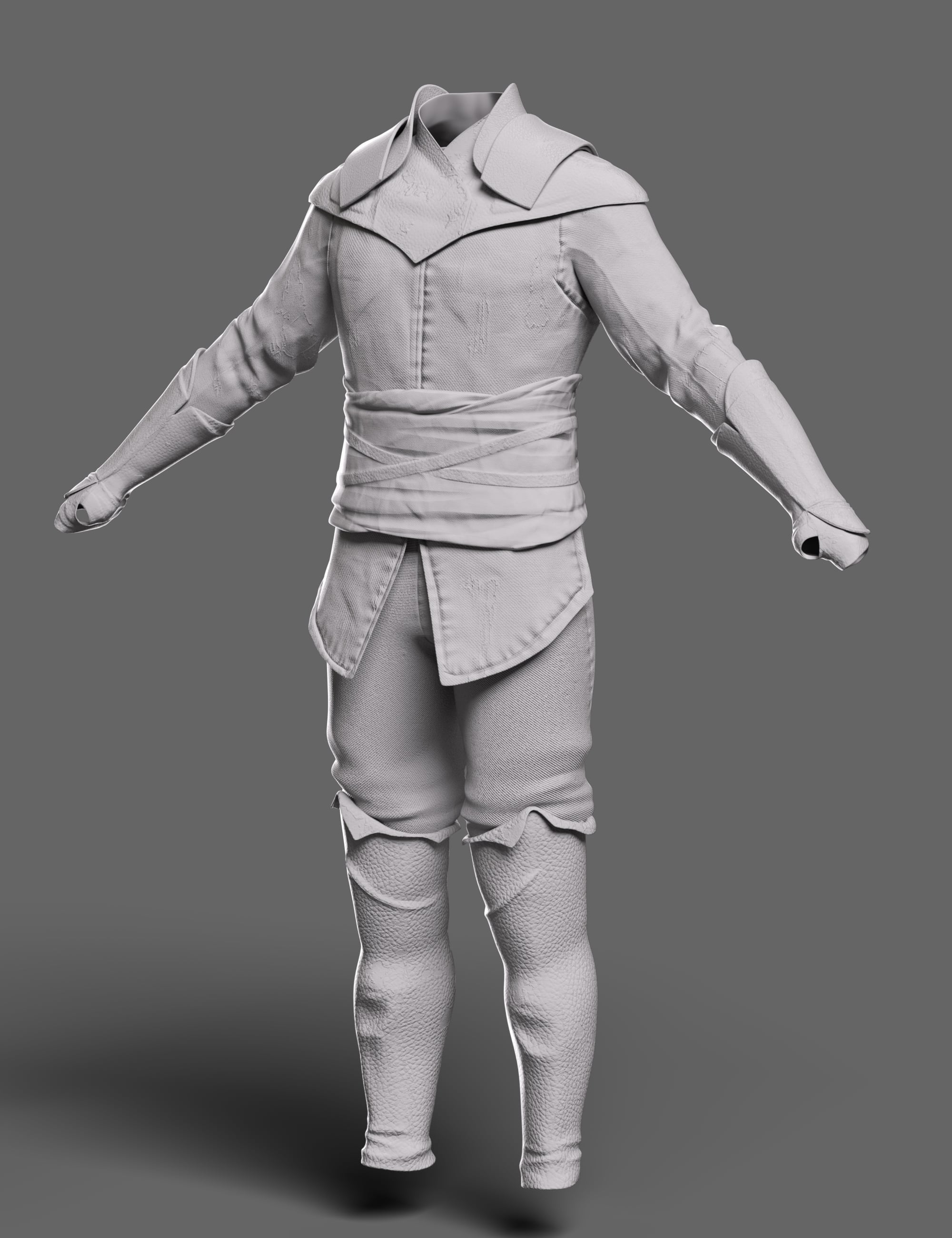 BW Zoran Crimson Armor Outfit for Genesis 9 | Daz 3D