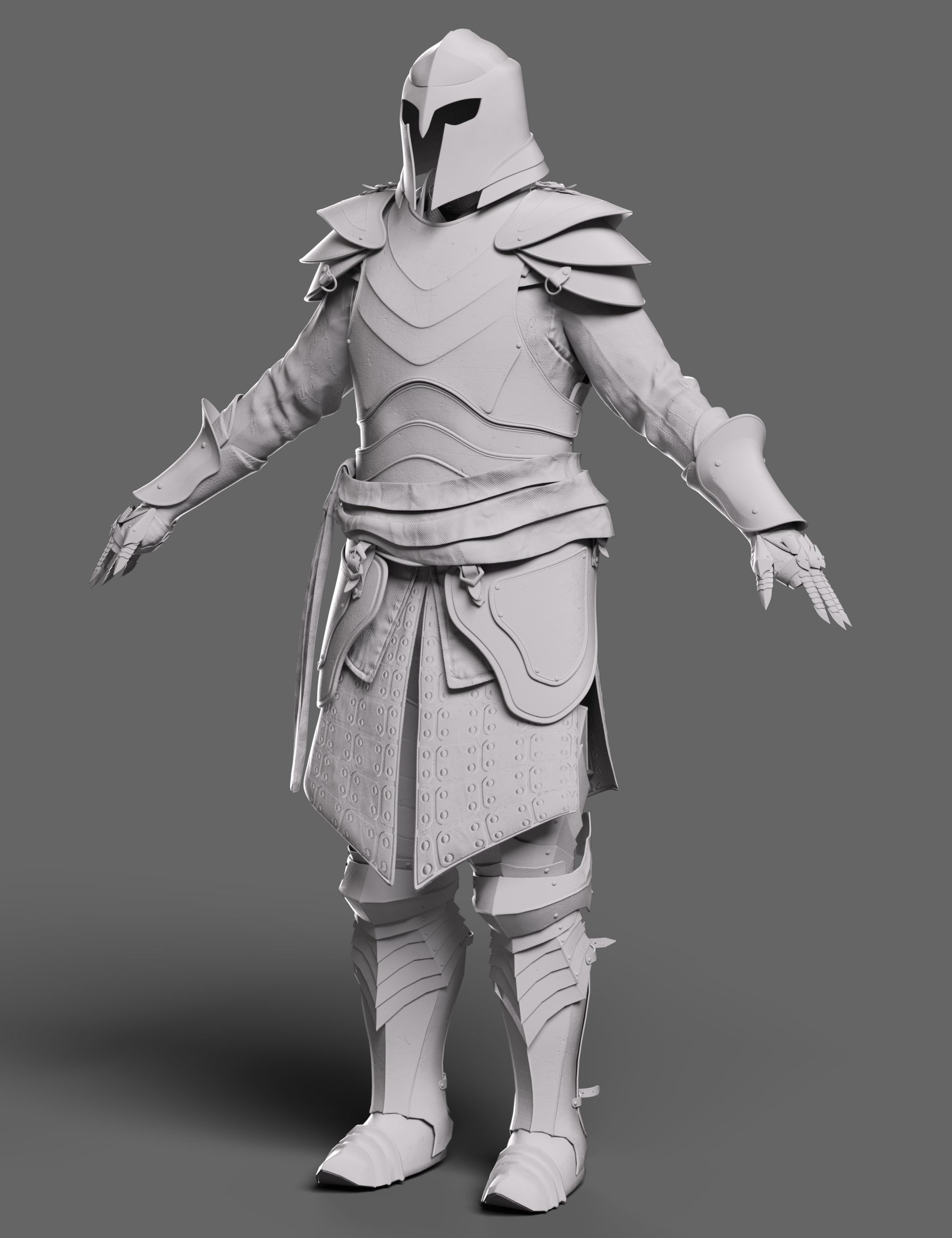 BW Zoran Crimson Armor Outfit for Genesis 9 | Daz 3D