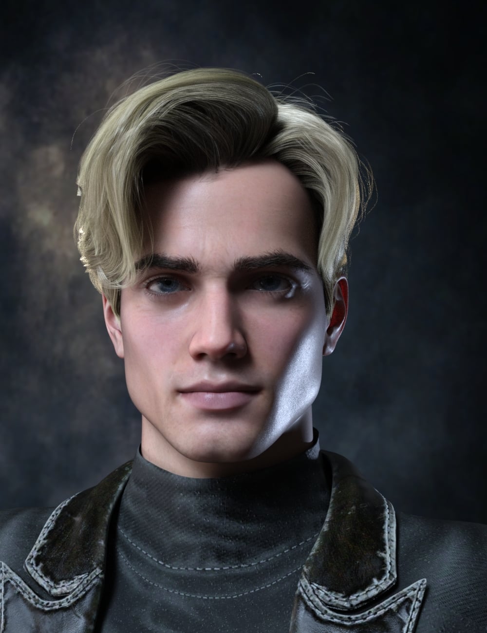 Adamo Flip Hair for Genesis 9 and Genesis 8 Male | Daz 3D
