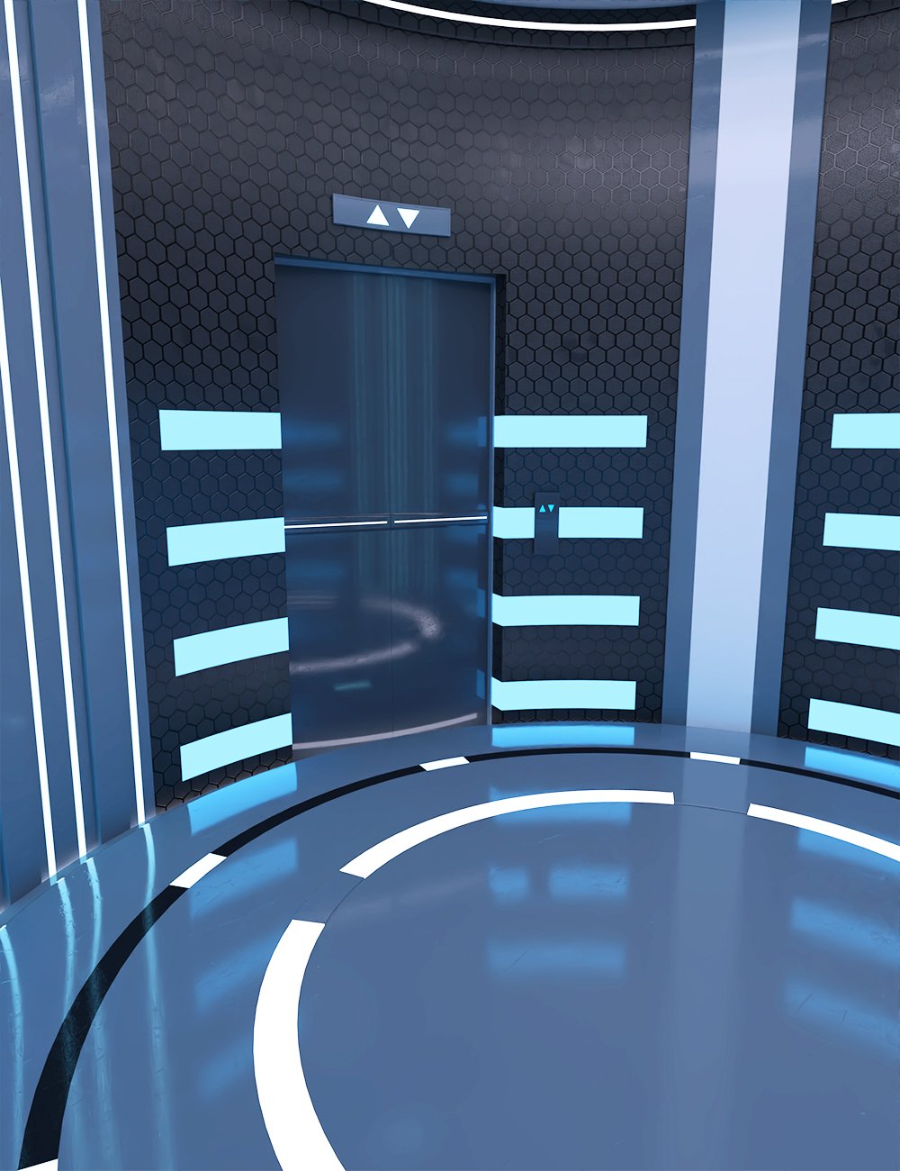 FH Sci-Fi Elevator | Daz 3D