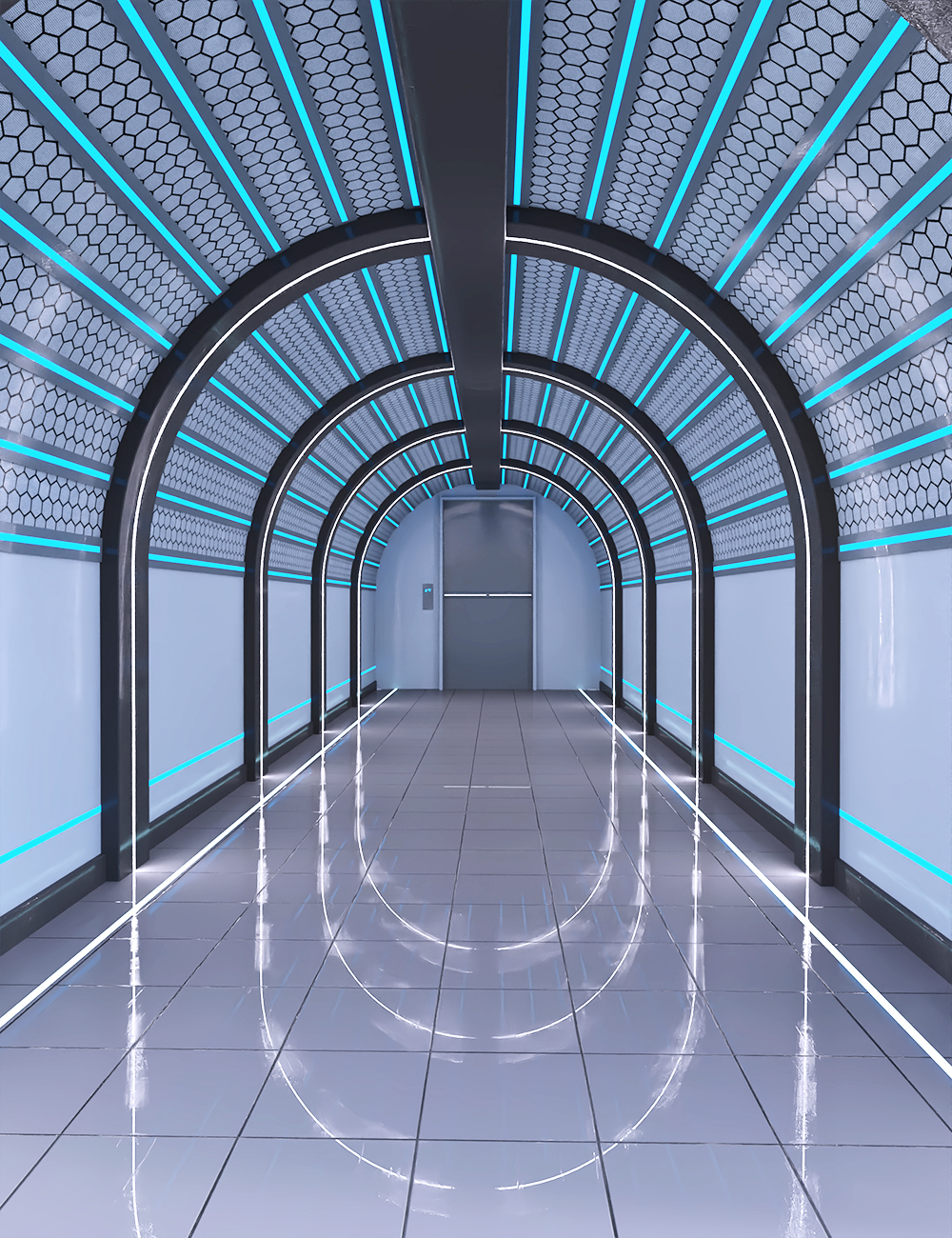 FH Sci-Fi Elevator | Daz 3D