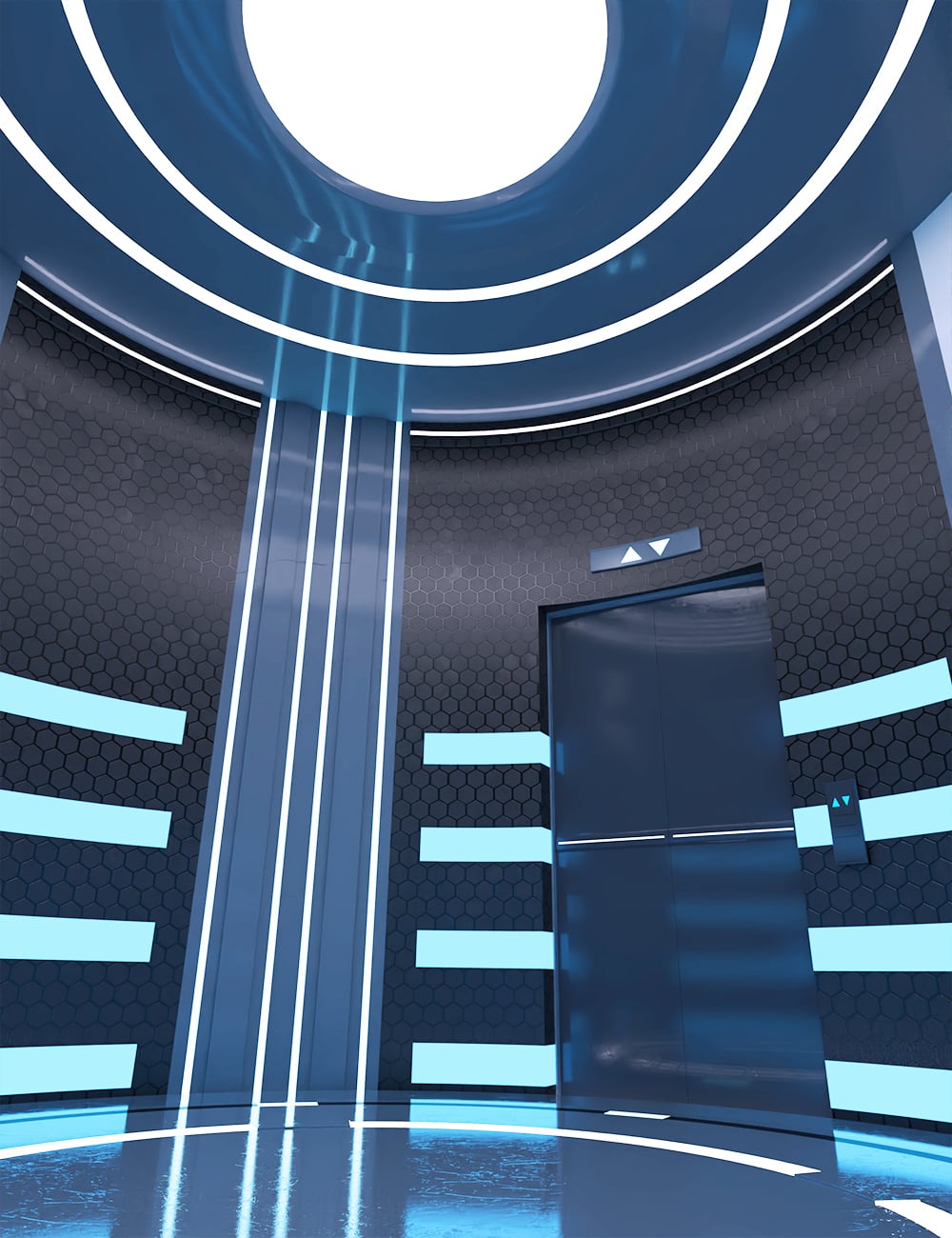 FH Sci-Fi Elevator | Daz 3D